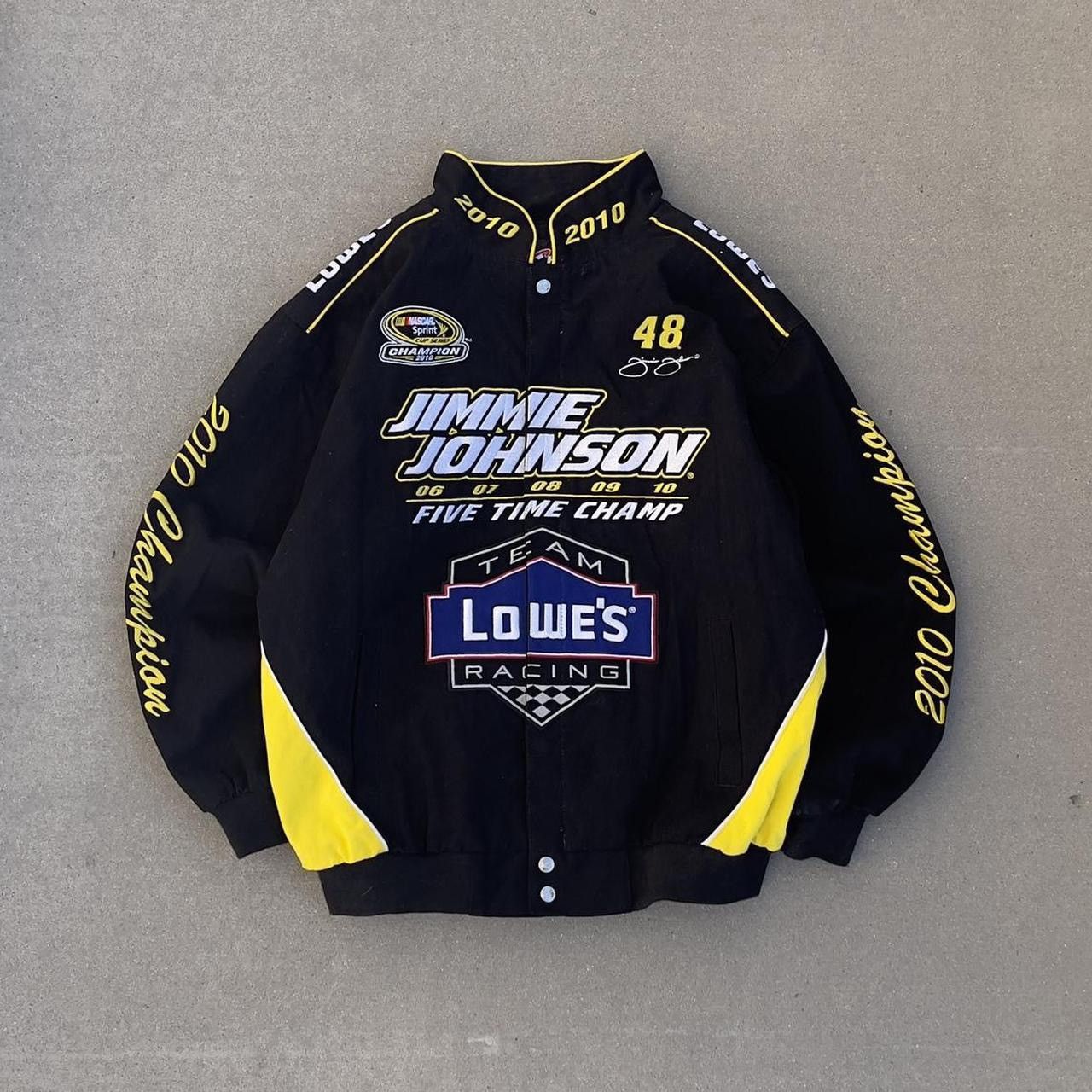 NASCAR Y2K Black NASCAR Racing Jacket | Grailed