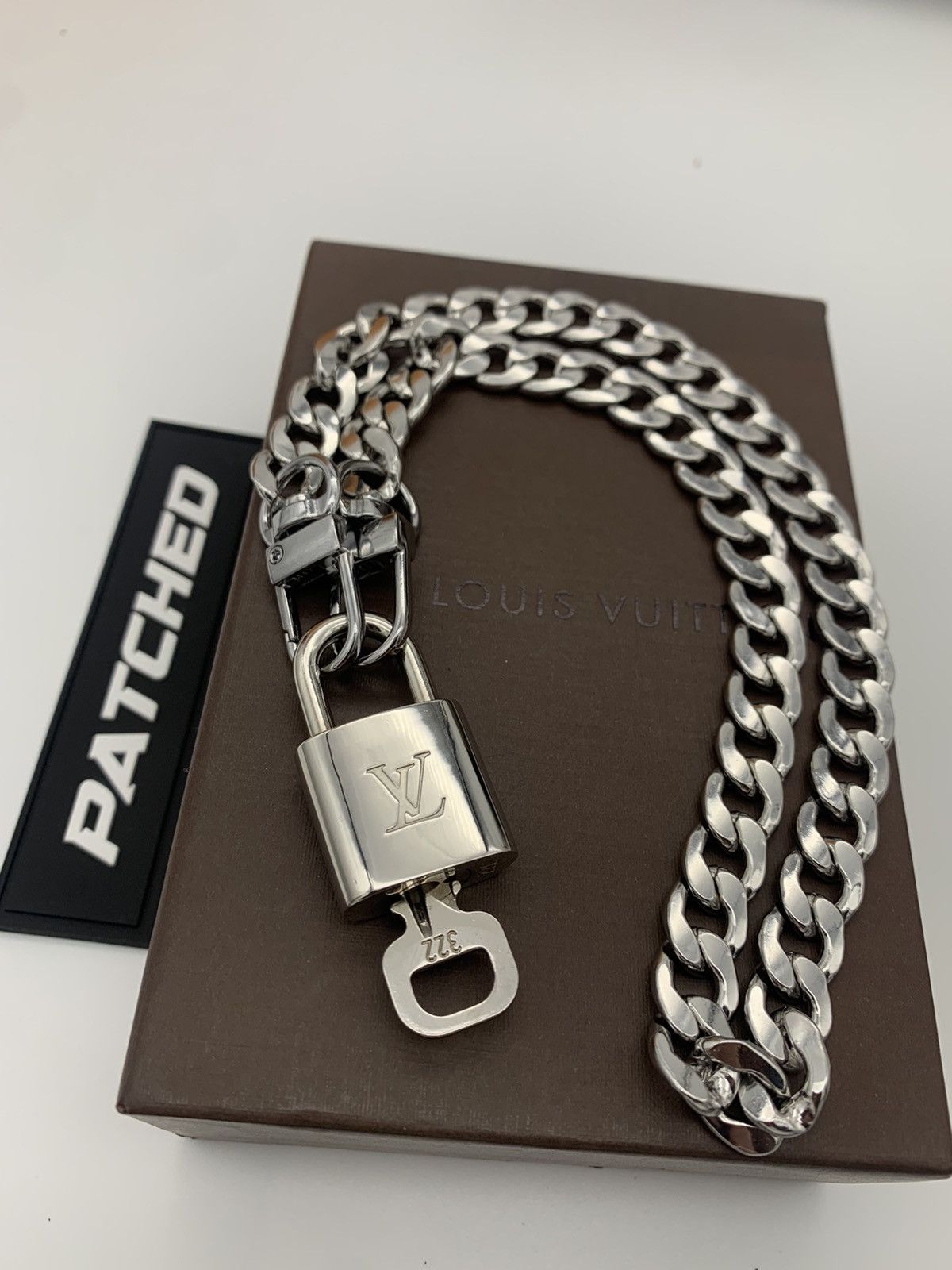 Louis Vuitton Louis Vuitton Lock Custom Necklace | Grailed