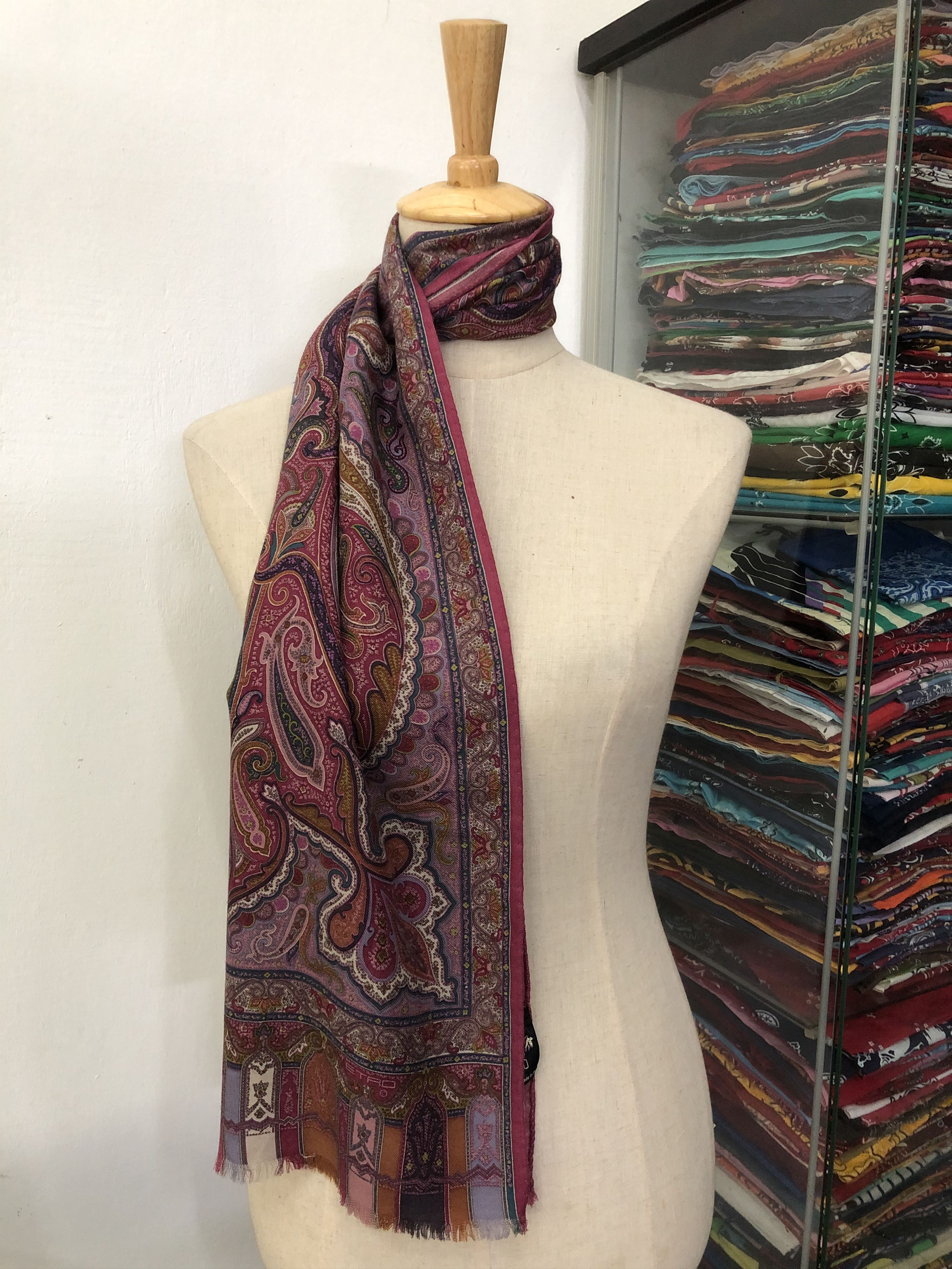 Etro × Vintage Vintage Etro Silk Scarf | Grailed