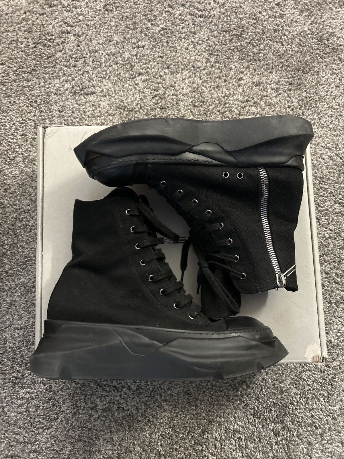 Rick Owens Rick Owens Abstract Ramones high | Grailed