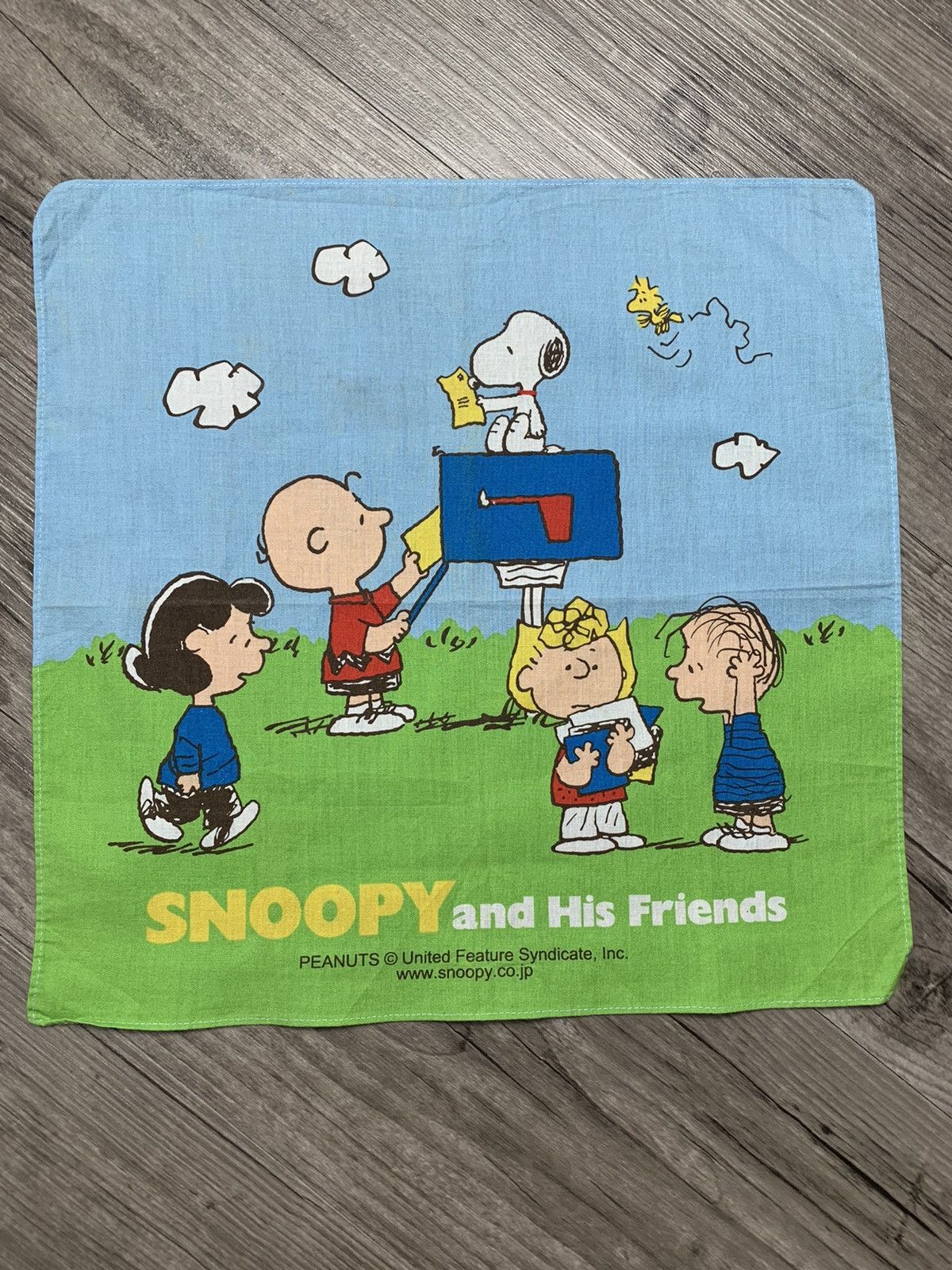 Japanese Brand Vintage Peanuts Snoopy Handkerchief/Neckerchief | Grailed