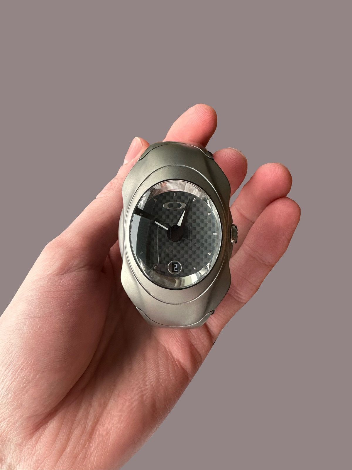 Oakley Oakley Time Bomb X Metal Carbon Fiber Watch With Box Rare | Grailed