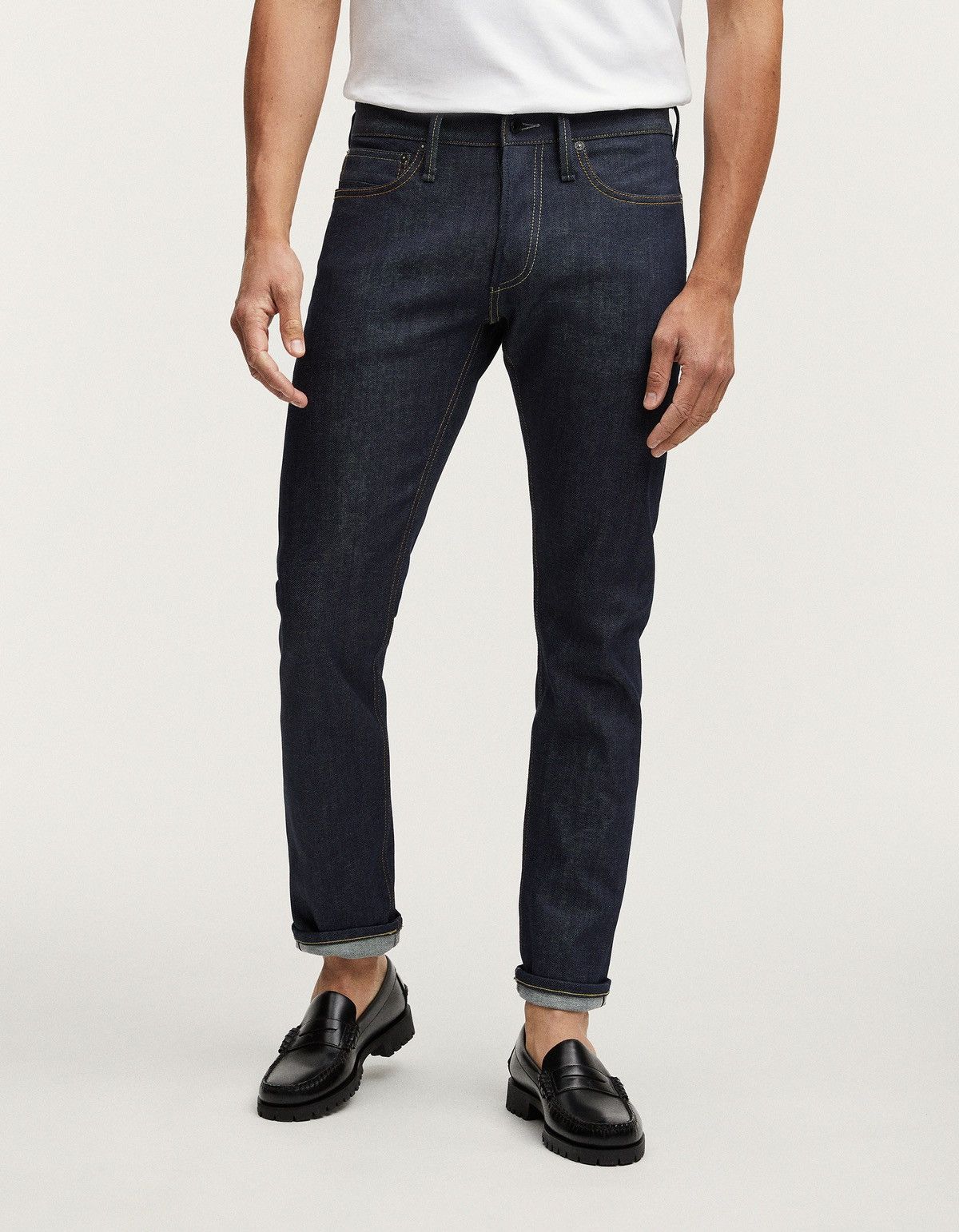 Denham RAZOR ITALIAN VIRGIN STRETCH SELVEDGE - Slim Fit | Grailed