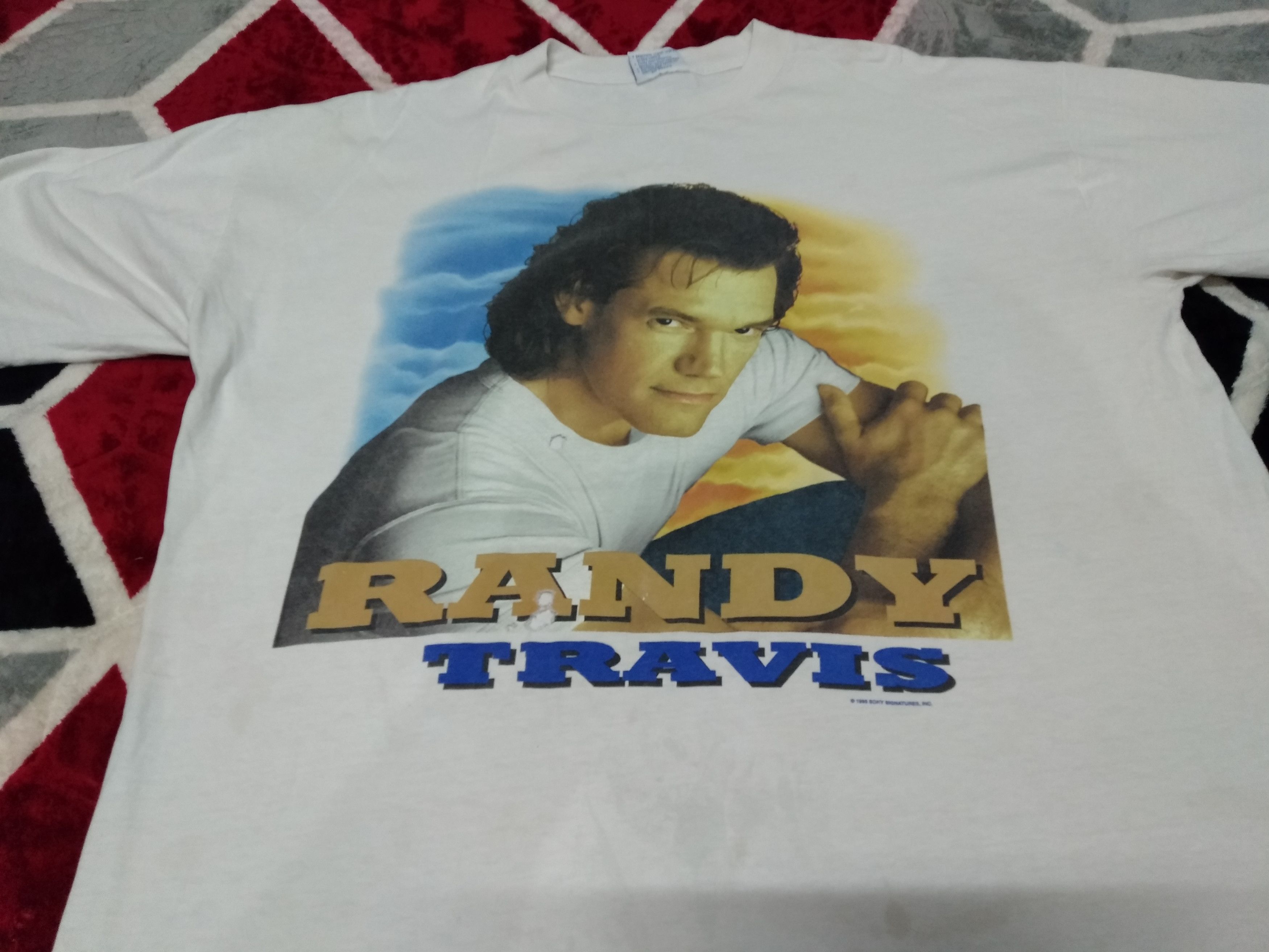 Band Tees × Vintage vintage Randy Travis singer tour t shirt | Grailed