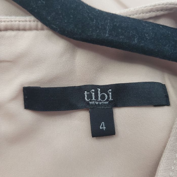 Tibi Tibi Sheath Dress Tan Orange Open Back | Grailed
