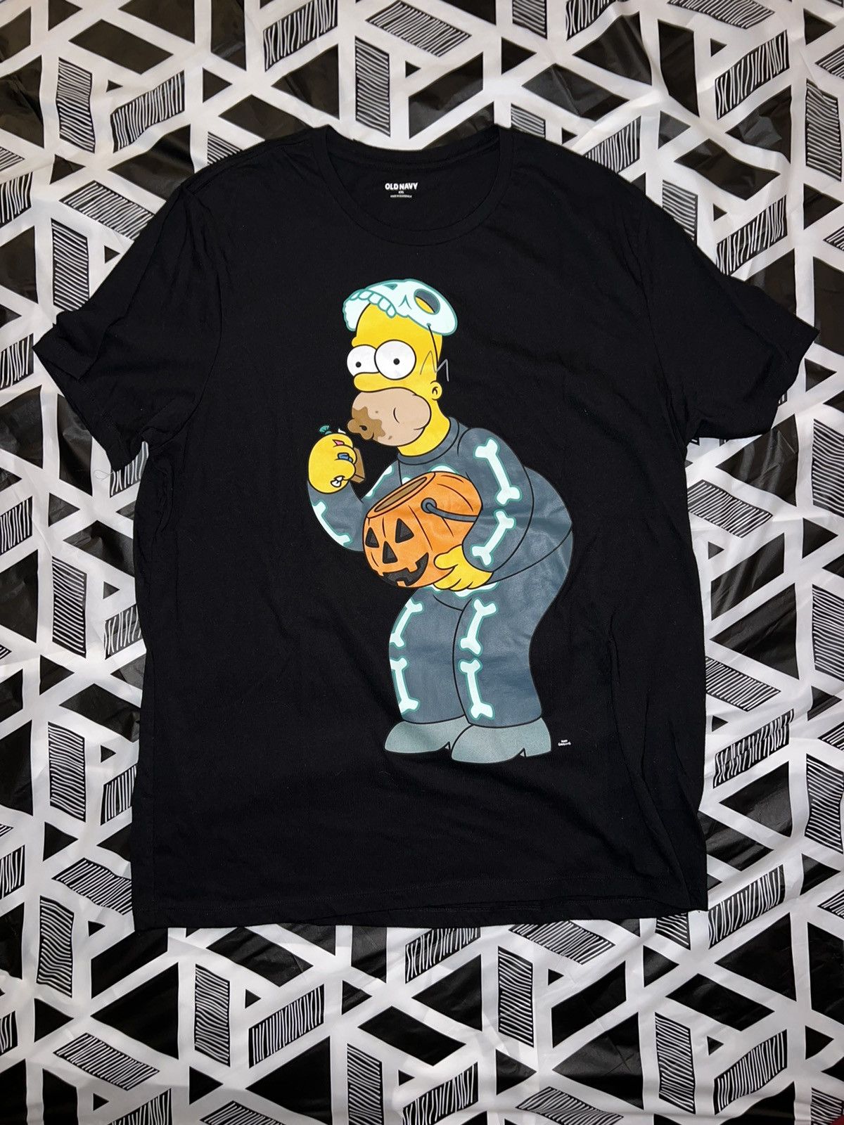 Homer × The Simpsons The Simpsons Glow in the Dark Old Navy T-shirt ...