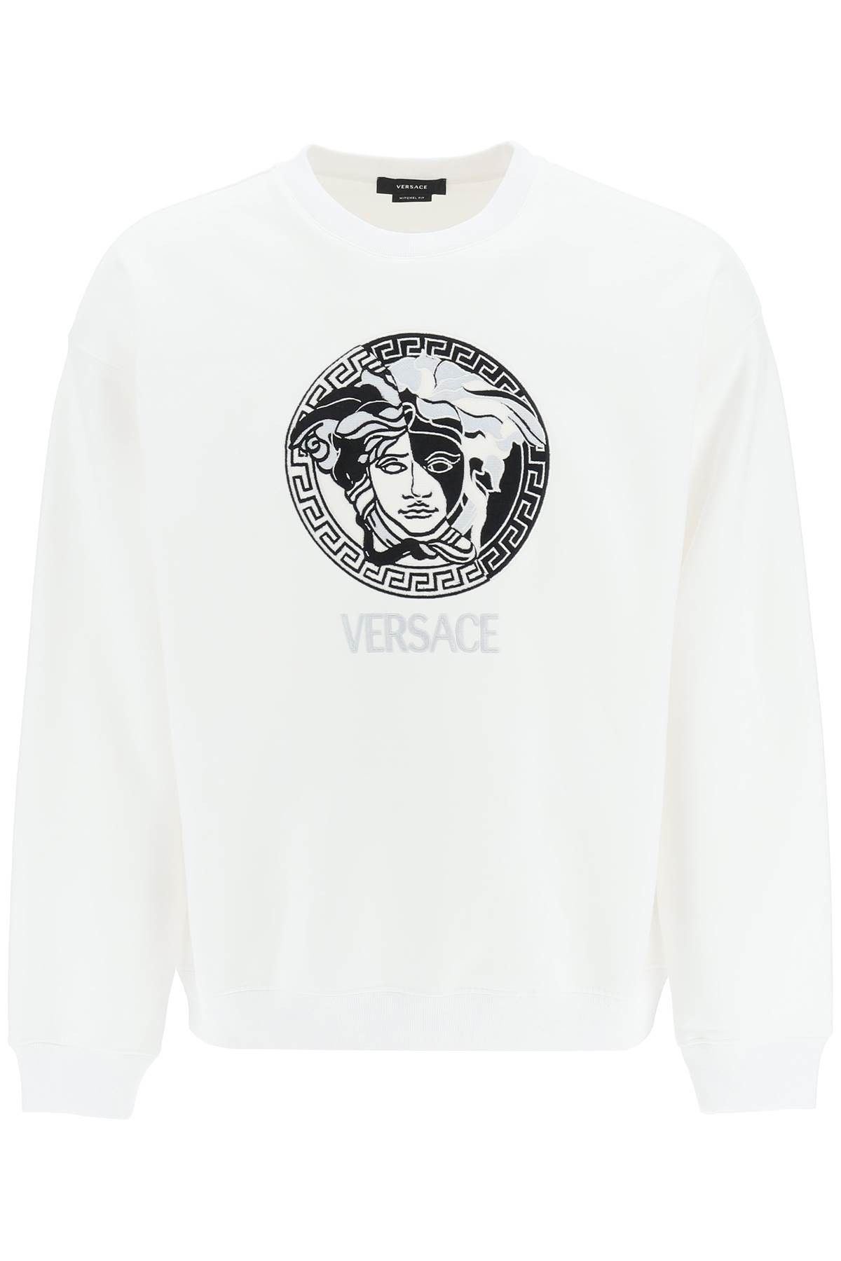 Versace Versace medusa embroidery sweatshirt | Grailed