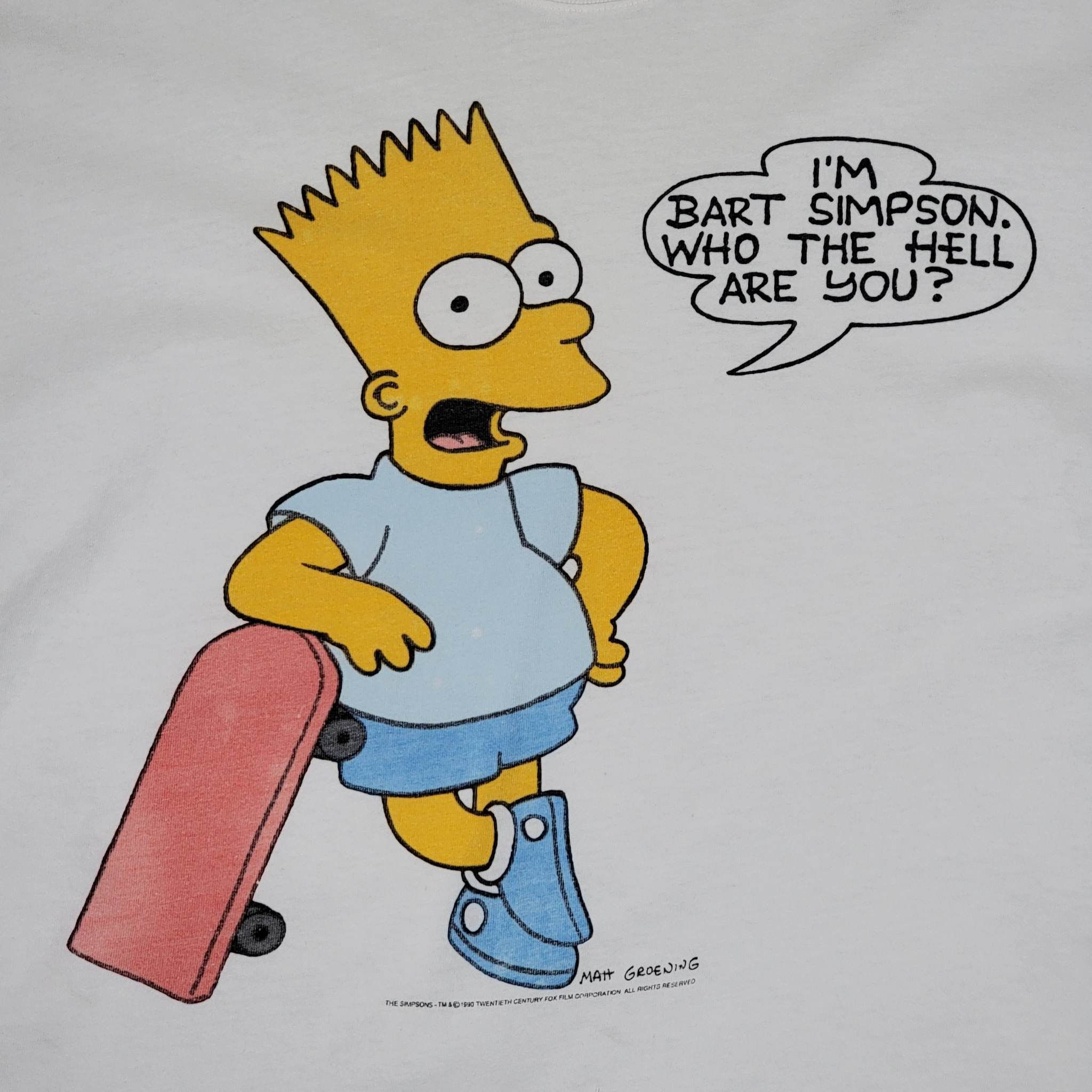 The Simpsons × Vintage The Simpsons Vintage 90s Bart Simpson T-Shirt ...