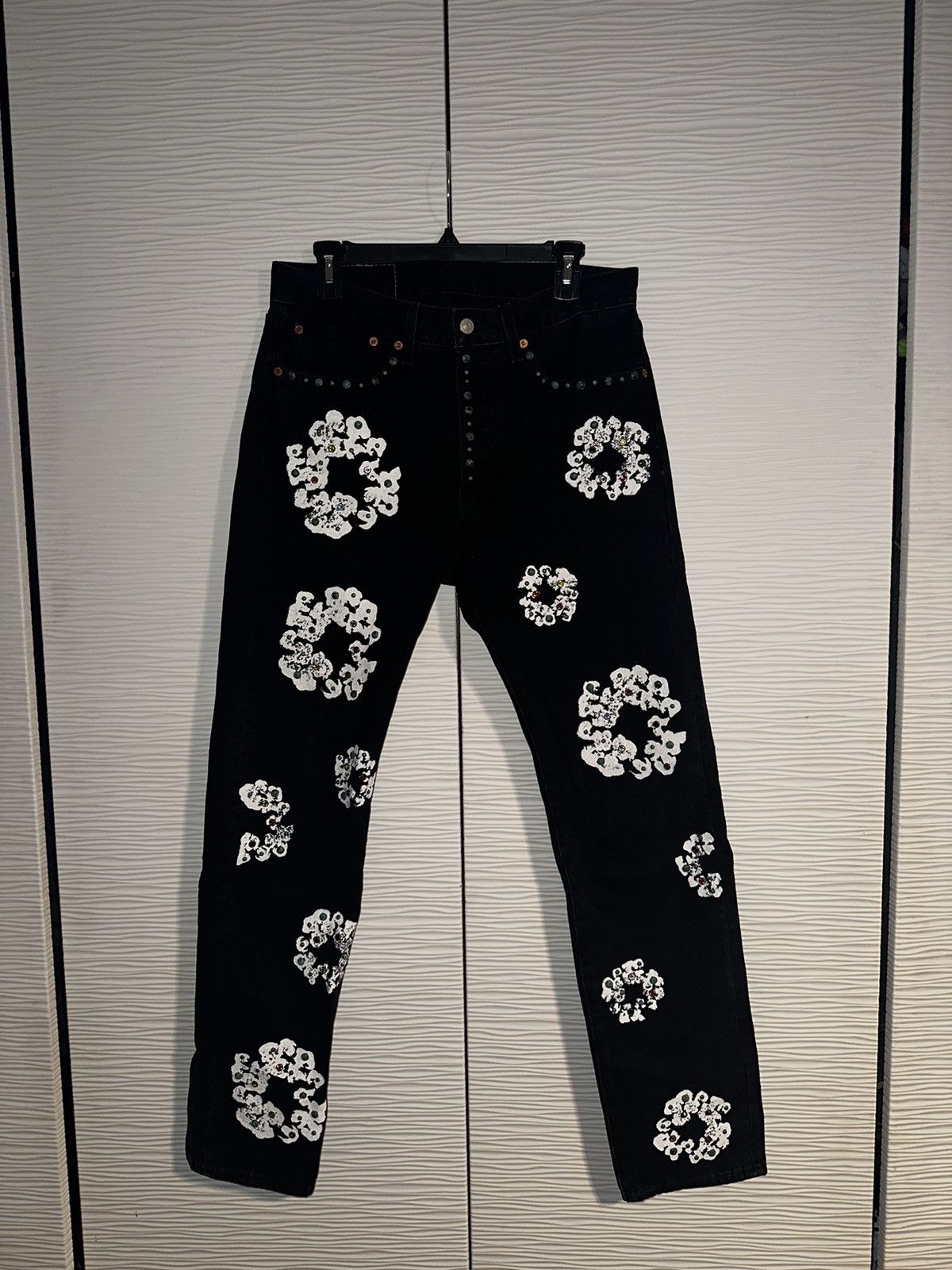 DENIM TEARS Denim Tears Rhinestone 501 | Grailed