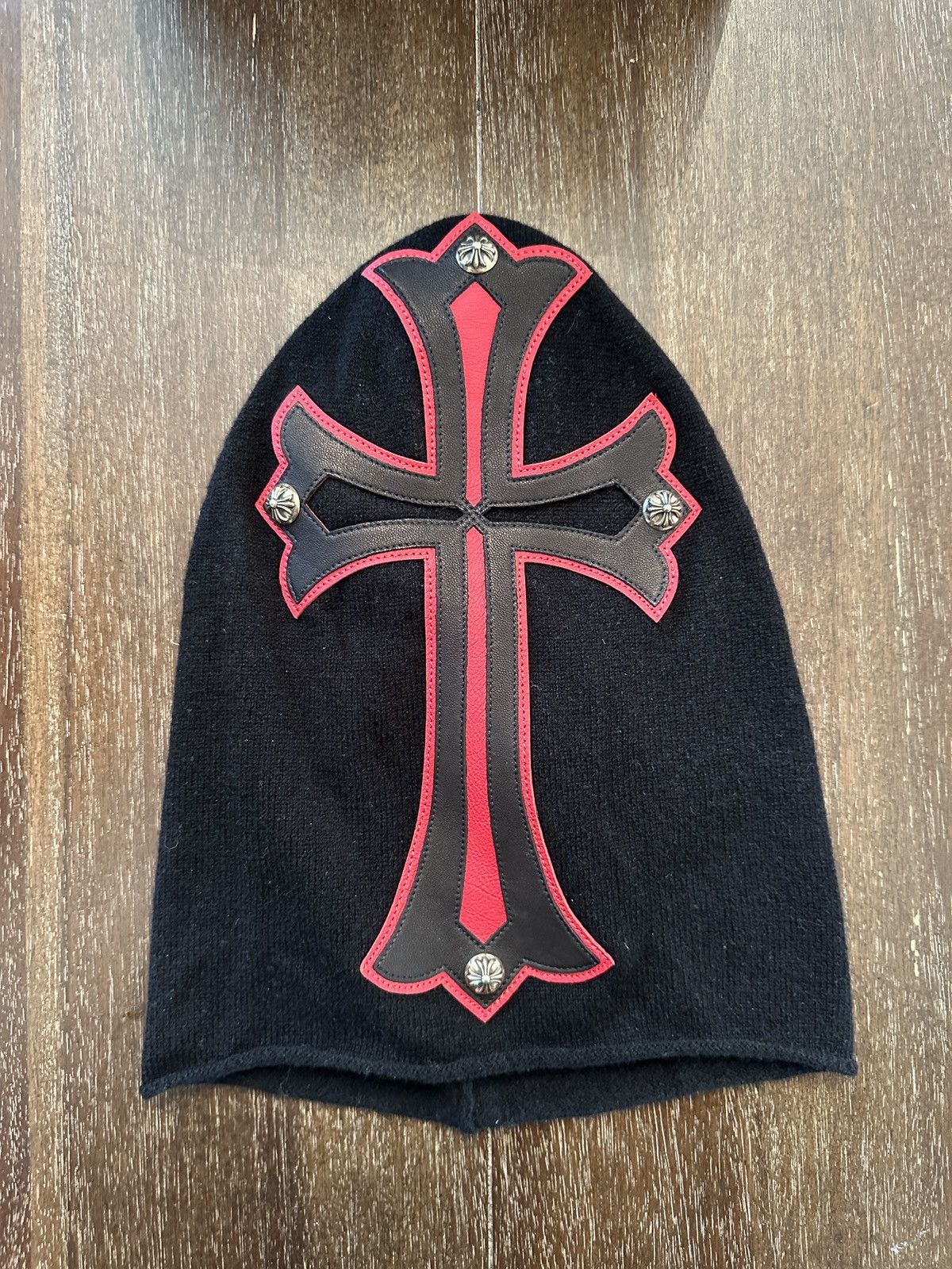 Chrome Hearts Chrome Hearts Red Cross Mask | Grailed