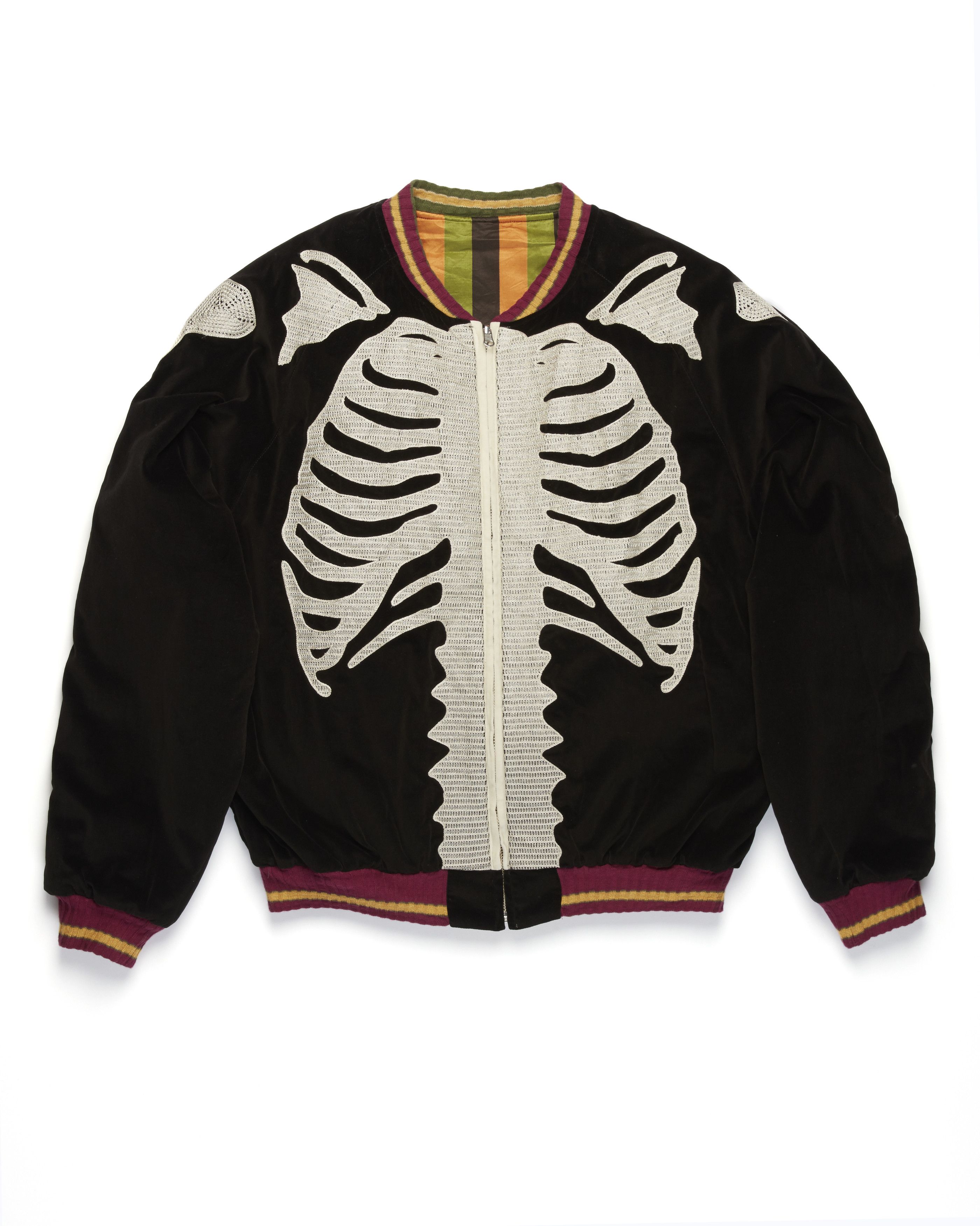 Kapital Skeleton Reversible Souvenir Bomber Jacket | Grailed