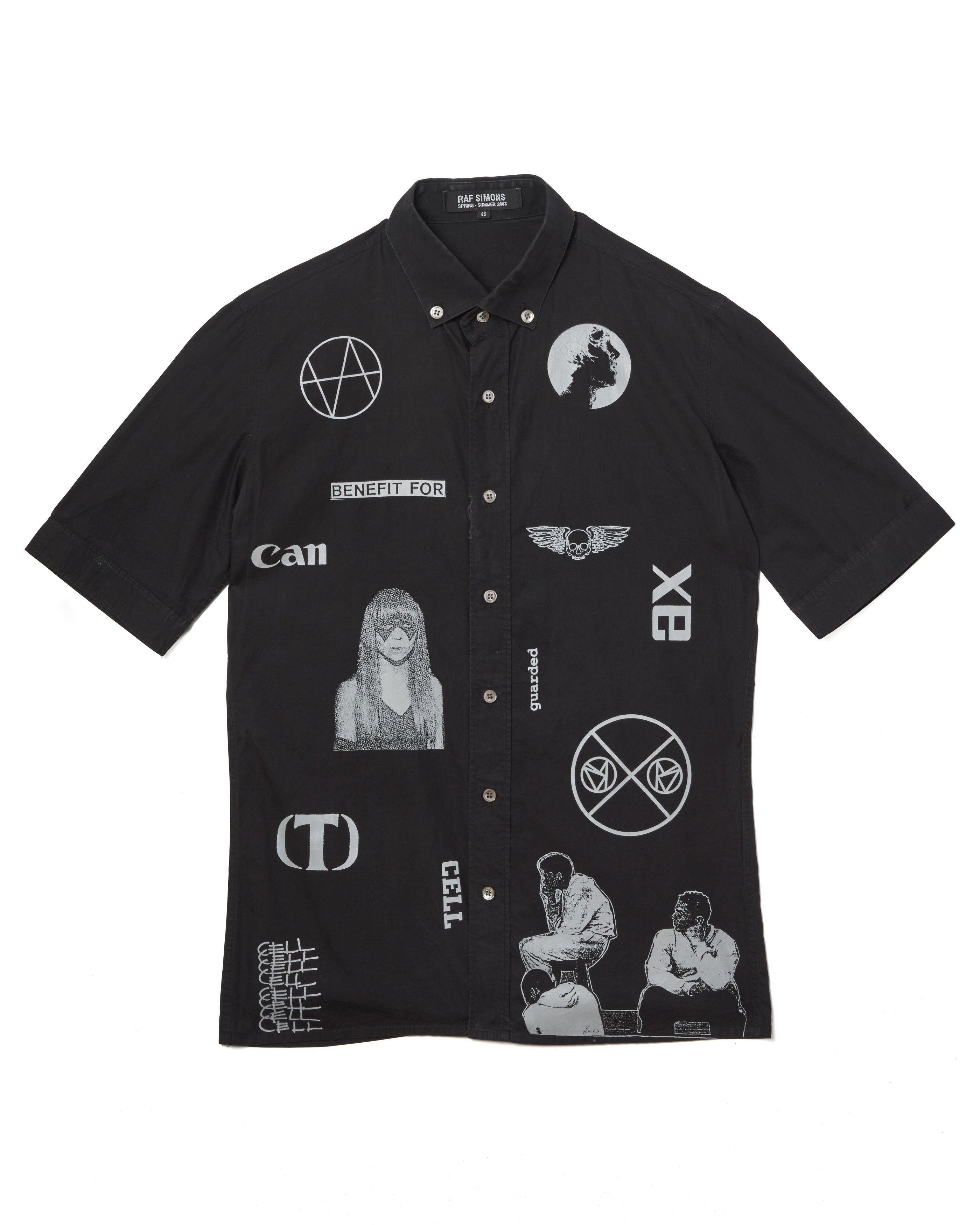 Raf Simons SS03 Consumed Cell Button Down | Grailed