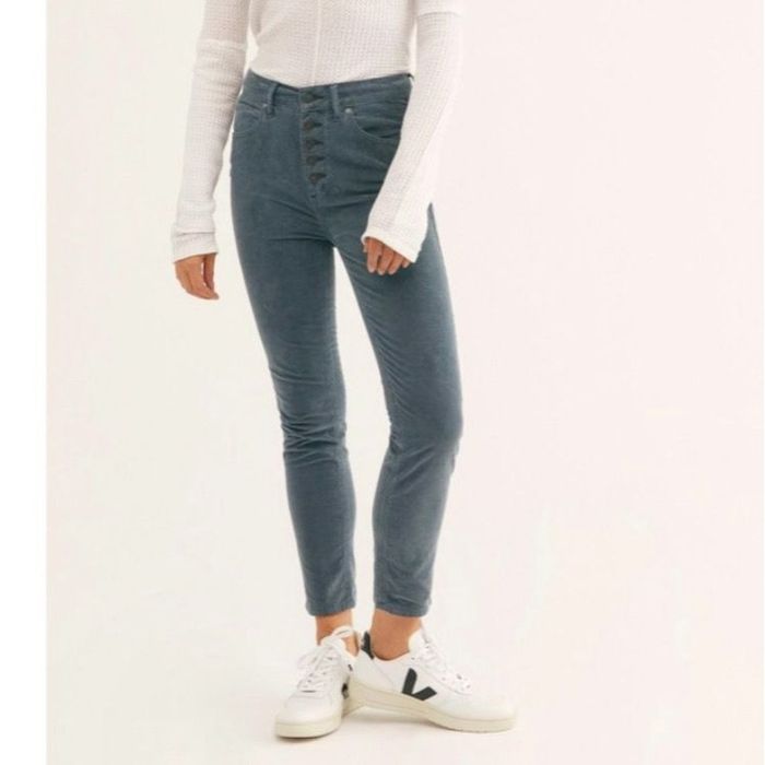 Free People Free People Sun Chaser Cord Skinny Morning Waves NWOT | Grailed