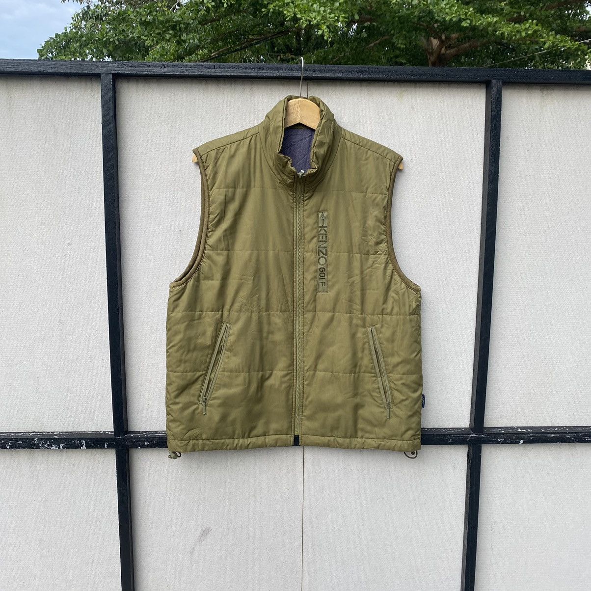 Vintage Vintage Kenzo Golf Reversible Vest Jacket | Grailed