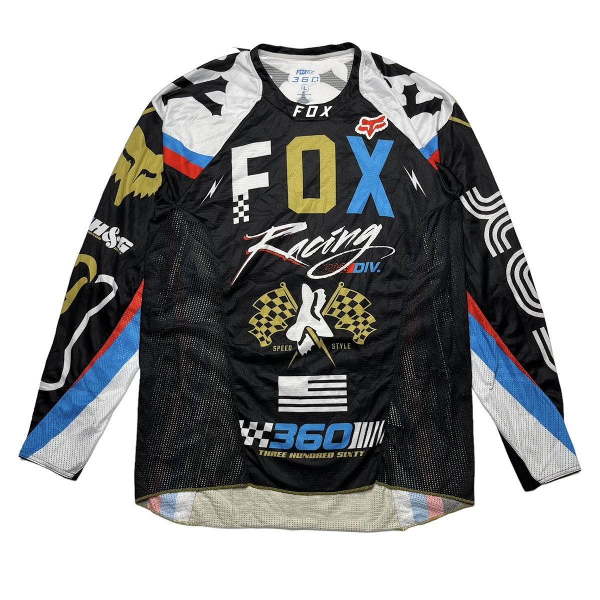 Fox Racing Fox Racing 360 MX ATV Motocross Vented Long Sleeve Jersey ...