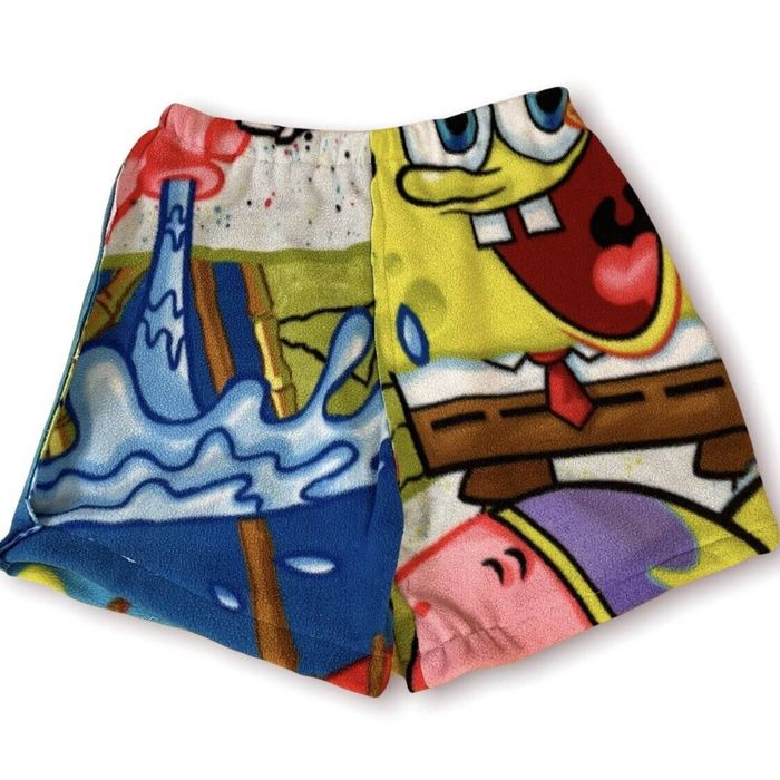 Nickelodeon Custom Made Reworked Spongebob Shorts Medium | Grailed