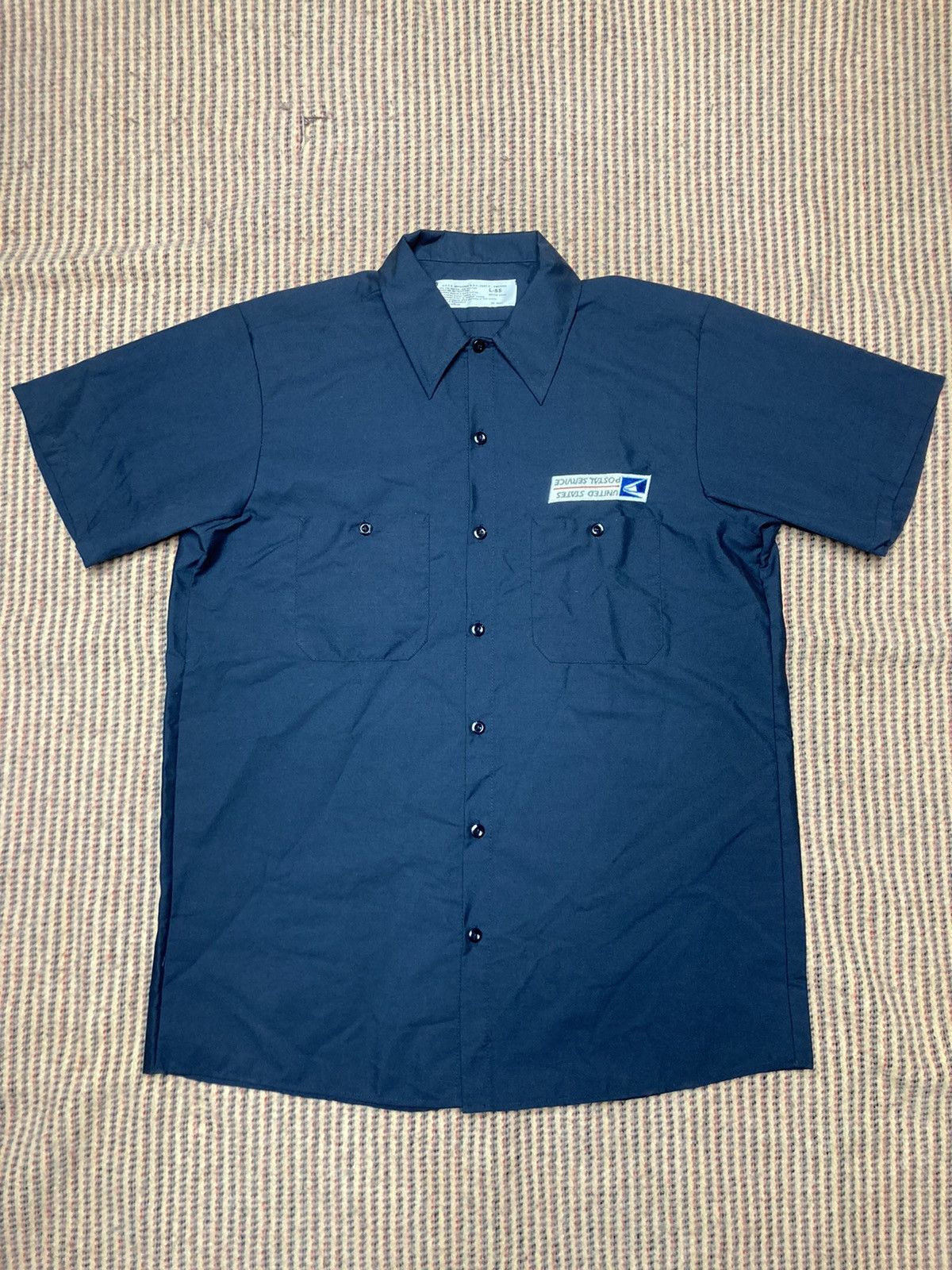 Rare × Streetwear × Vintage Vintage USPS uniform short sleeve work ...