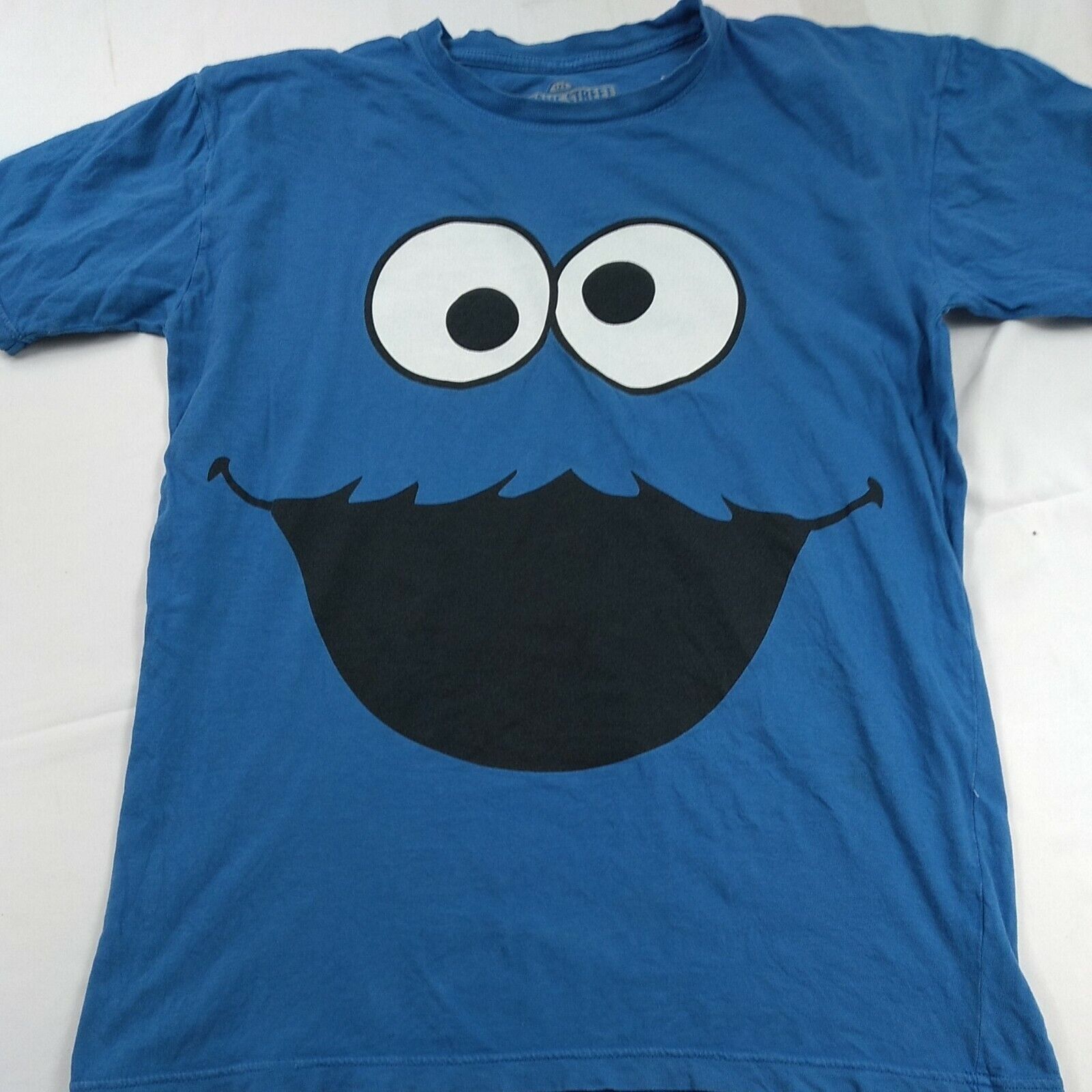Vintage Cookie Monster T-Shirt Medium Blue Sesame Street Face | Grailed