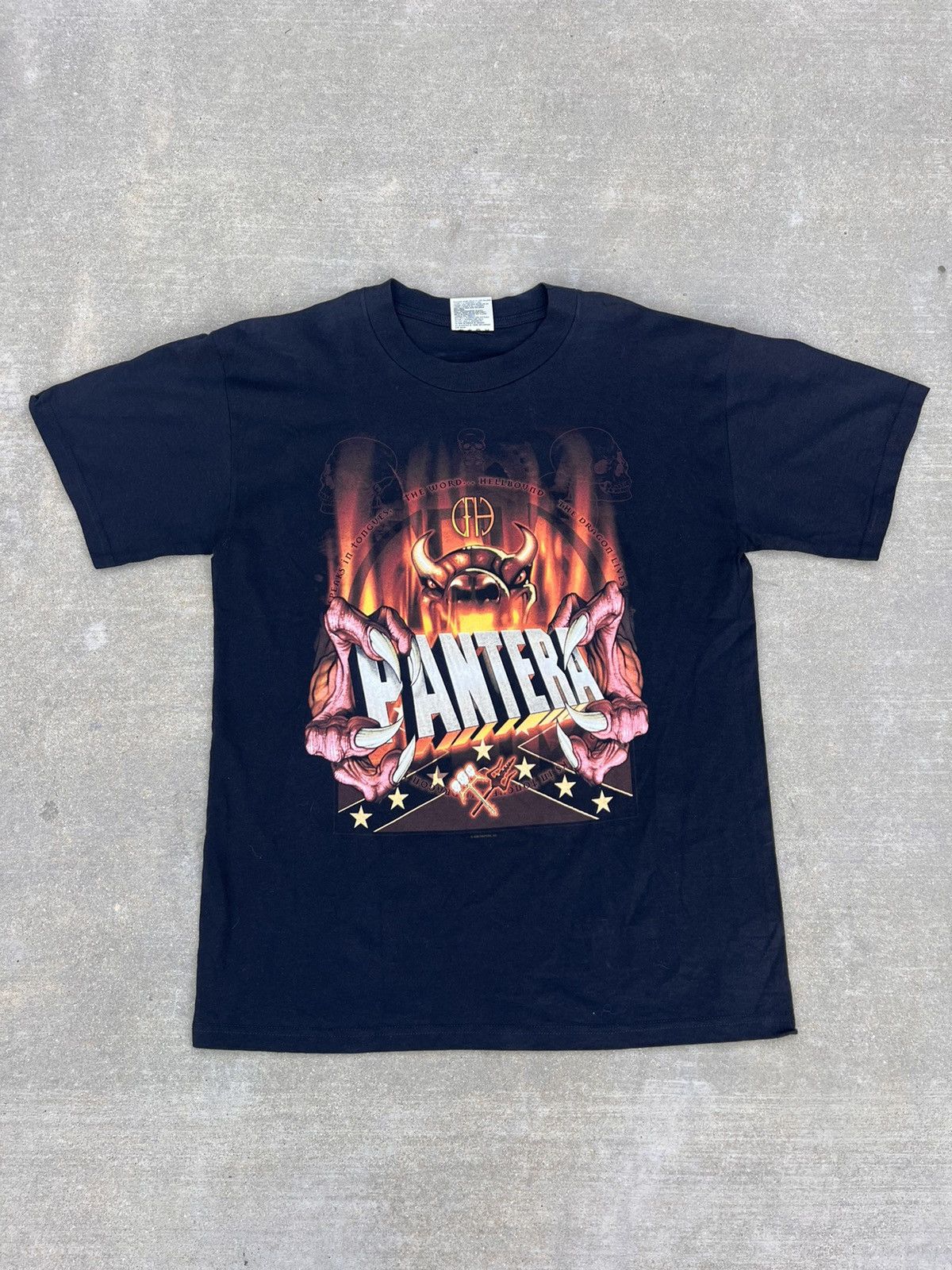Band Tees × Vintage 90s Pantera Band T Shirt | Grailed