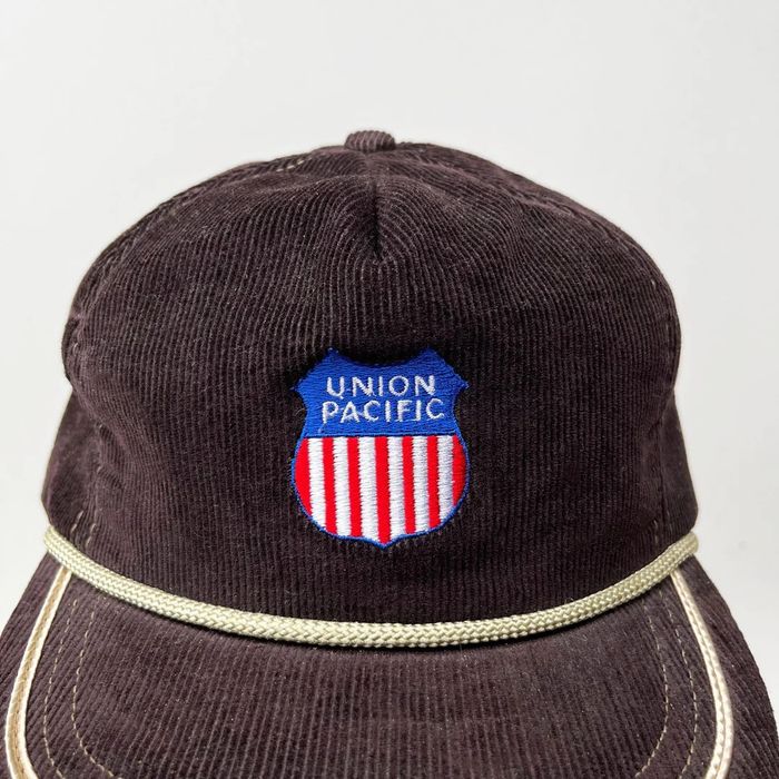 Vintage Union Pacific 80s Vtg Corduroy Logo Made USA Cap Hat | Grailed