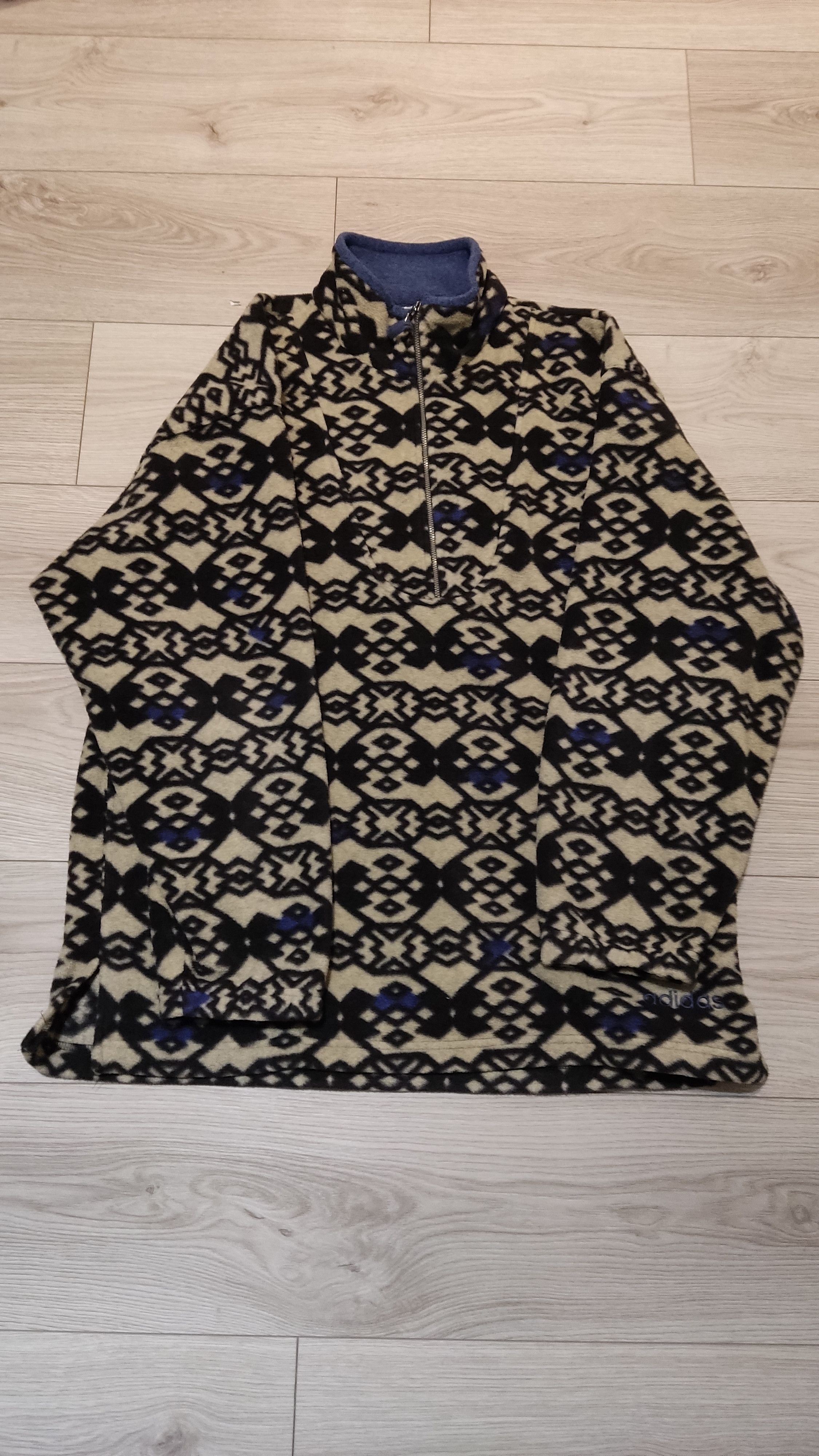 Adidas Vintage 90's Adidas Fleece Sherpa Aztec | Grailed