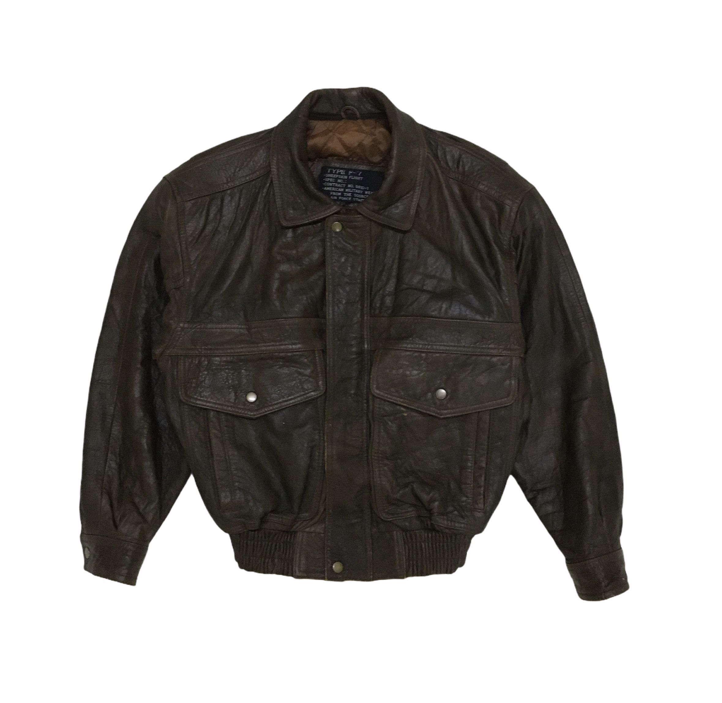 Military US Air Force Type F7 Sheepskin Flight Jacket | Grailed