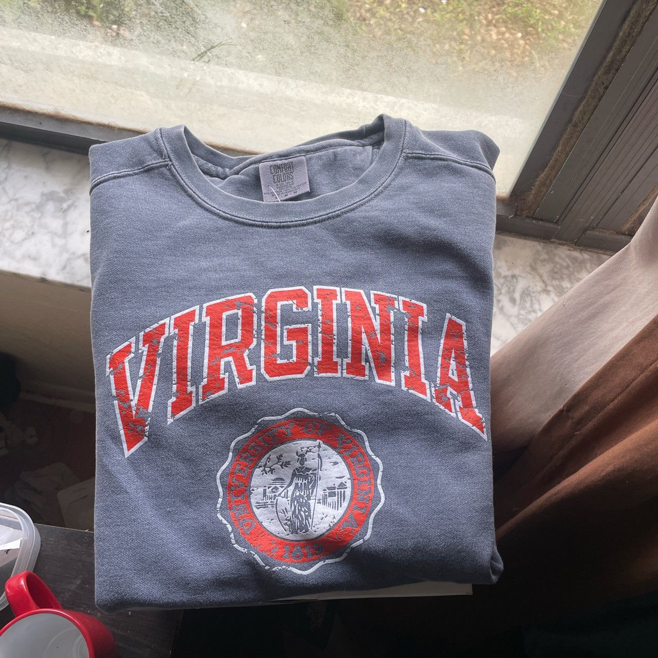 American College × Vintage Vintage University Of Virginia Sweatshirt ...