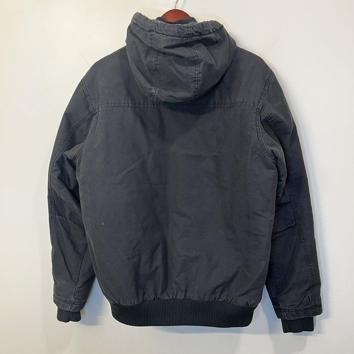 Vintage Vintage Quicksilver Quit Lined Full Zip Hooded Bomber Jacket ...