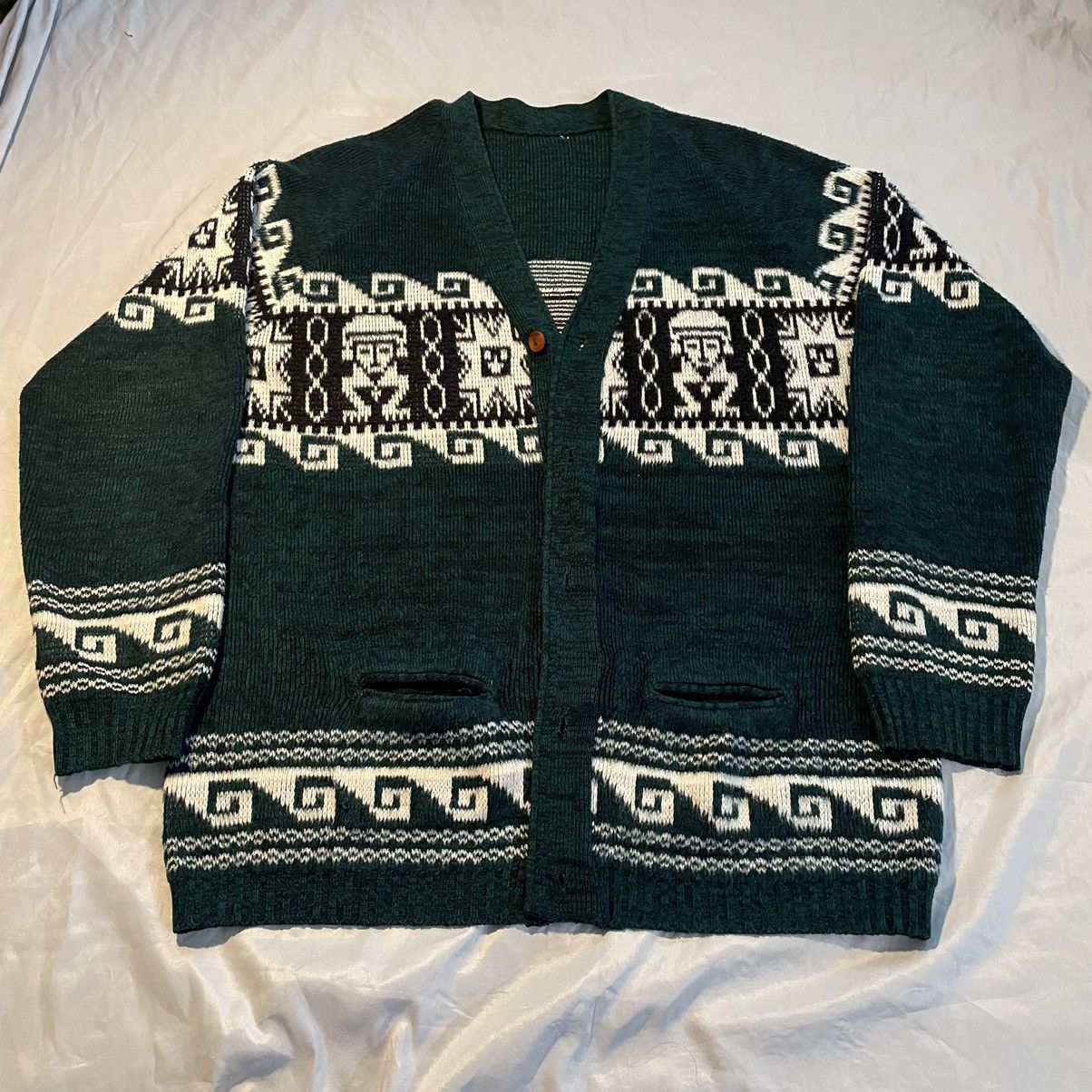 Native × Vintage Vintage Cardigan Pattern Knit | Grailed