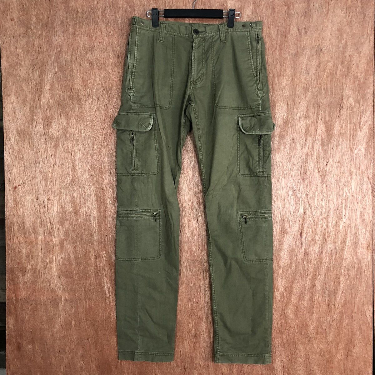 Japanese Brand Japanese Brand Green utility Multipocket Cargo Pants #c634DL | Grailed