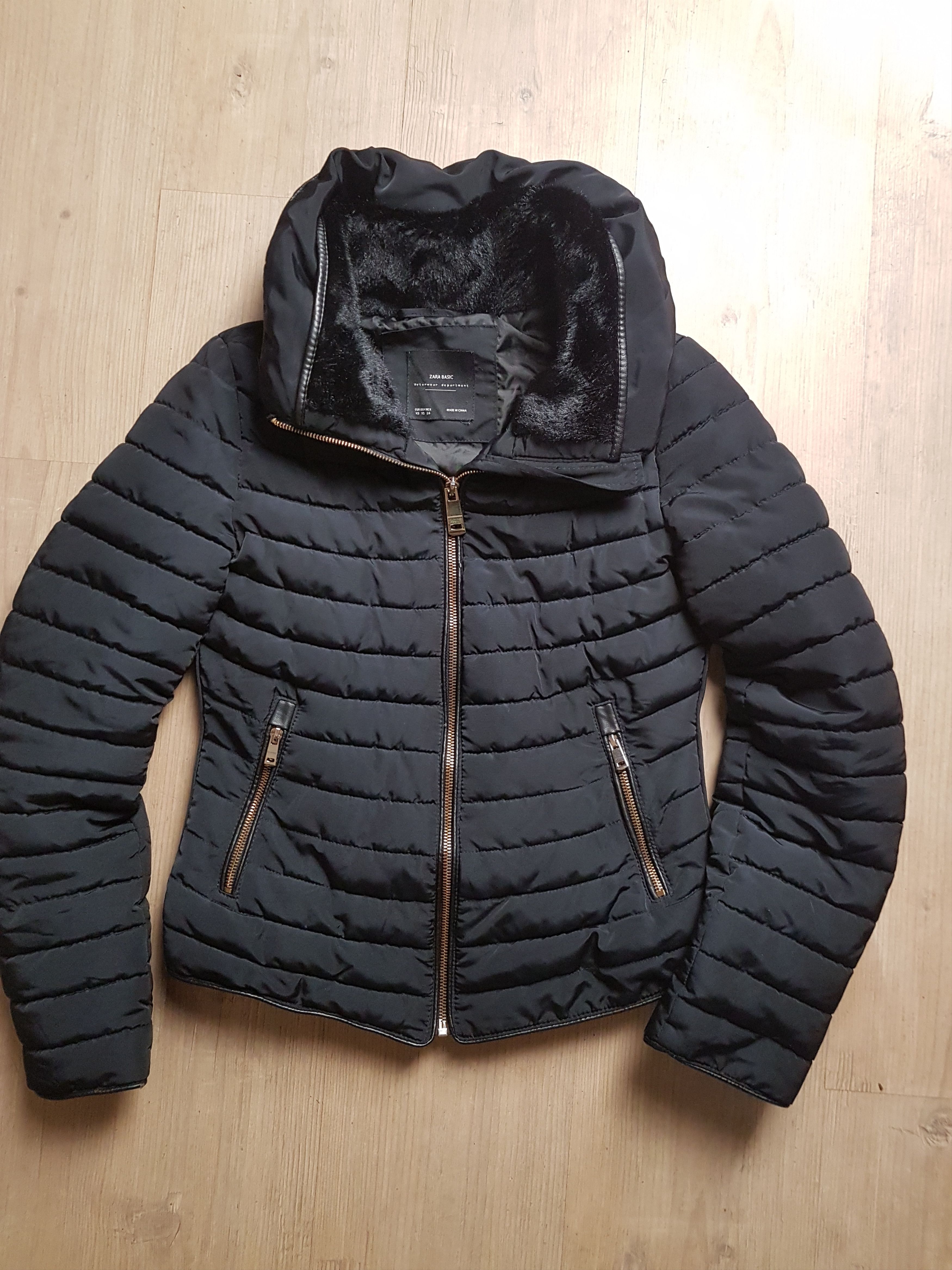 Zara Zara basic down jacket | Grailed