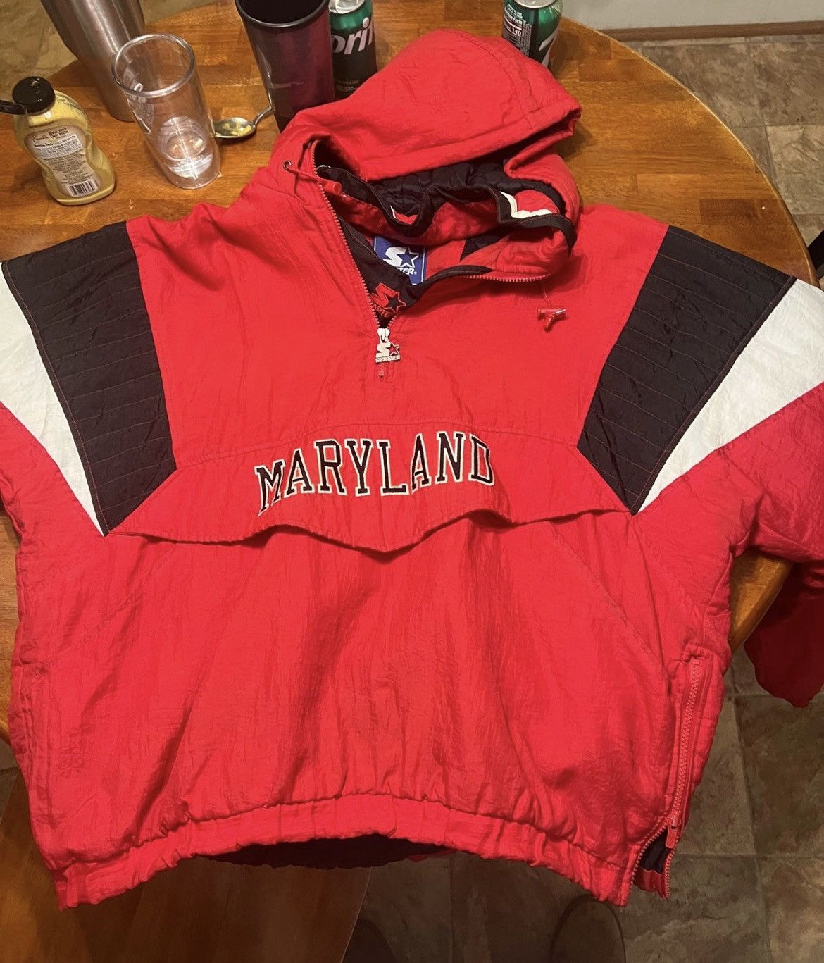 Starter × Vintage Vintage Maryland Terrapins Starter Jacket Large | Grailed