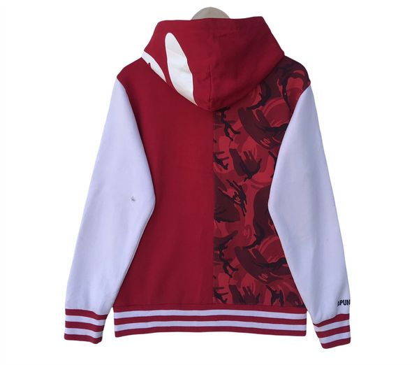 Aape AAPE BY A BATHING APE CAMO VARSITY JACKET | Grailed