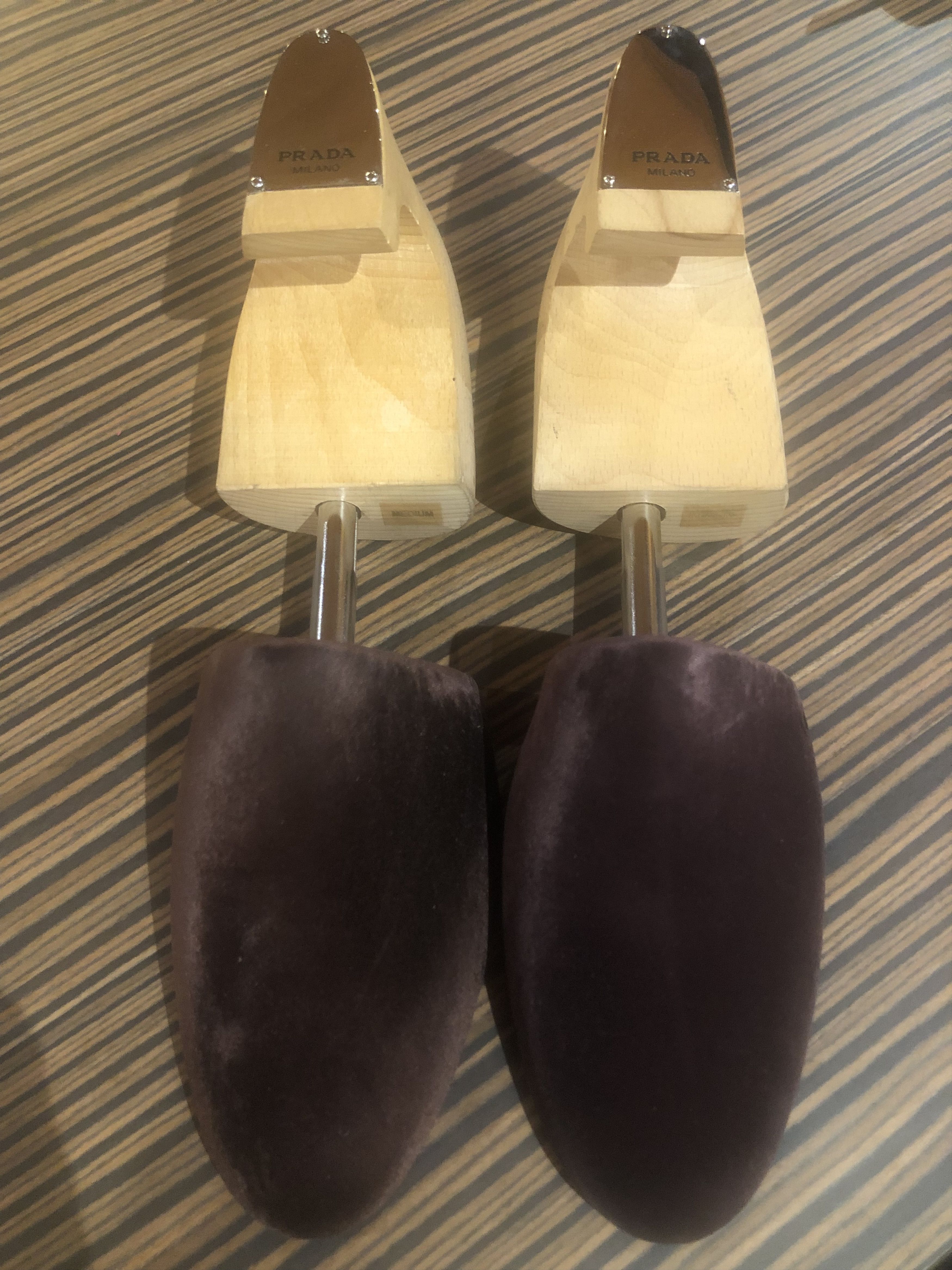 Prada Prada Milano Crush Velvet Shoe Tree | Grailed
