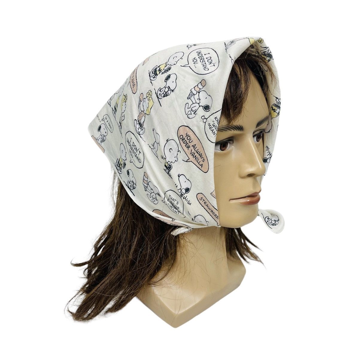 Anime × Art × Cartoon Network SNOOPY PEANUTS BANDANA HANDKERCHIEF ...
