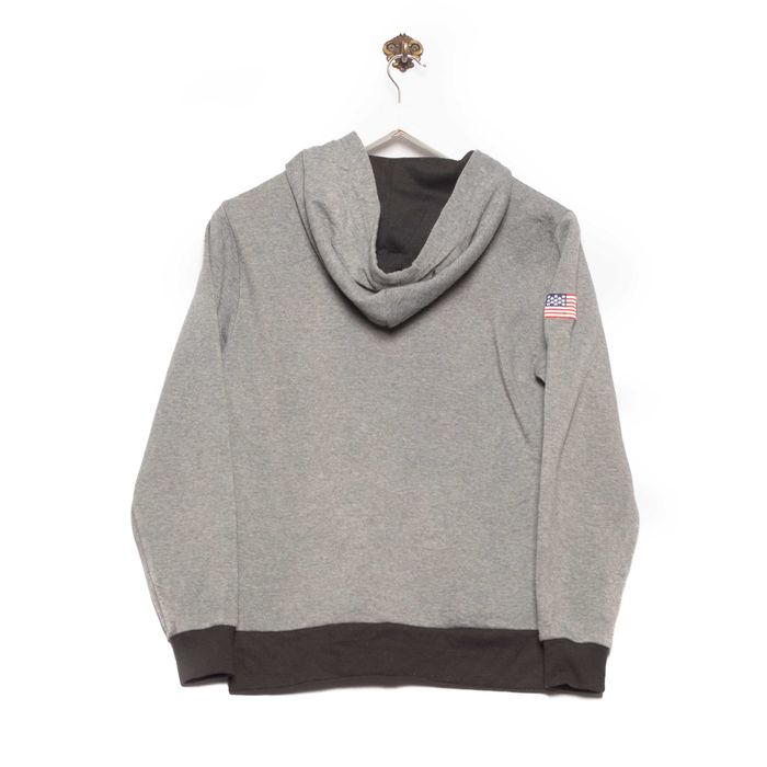 Vintage USPA Hoodie Zip Up Look Grey/Black | Grailed