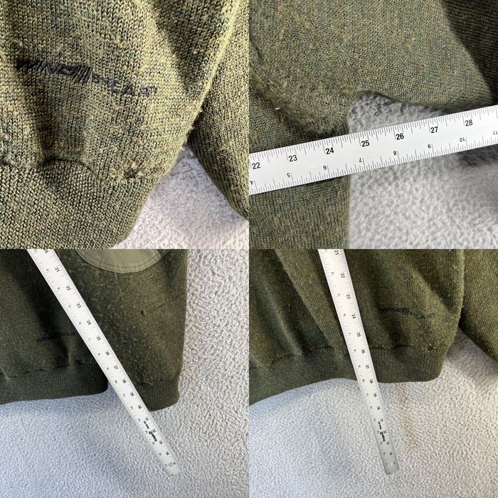 Vintage Vintage Cabela's Windshear Sweater Adult XL Green Wool ...