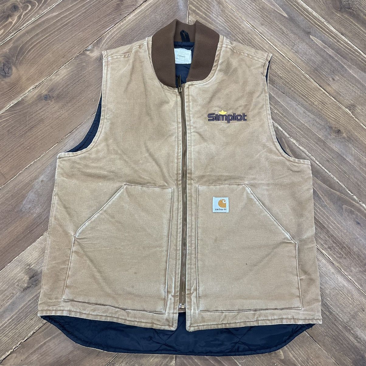 Carhartt Carhartt Work Vest Quilted Tan | Grailed