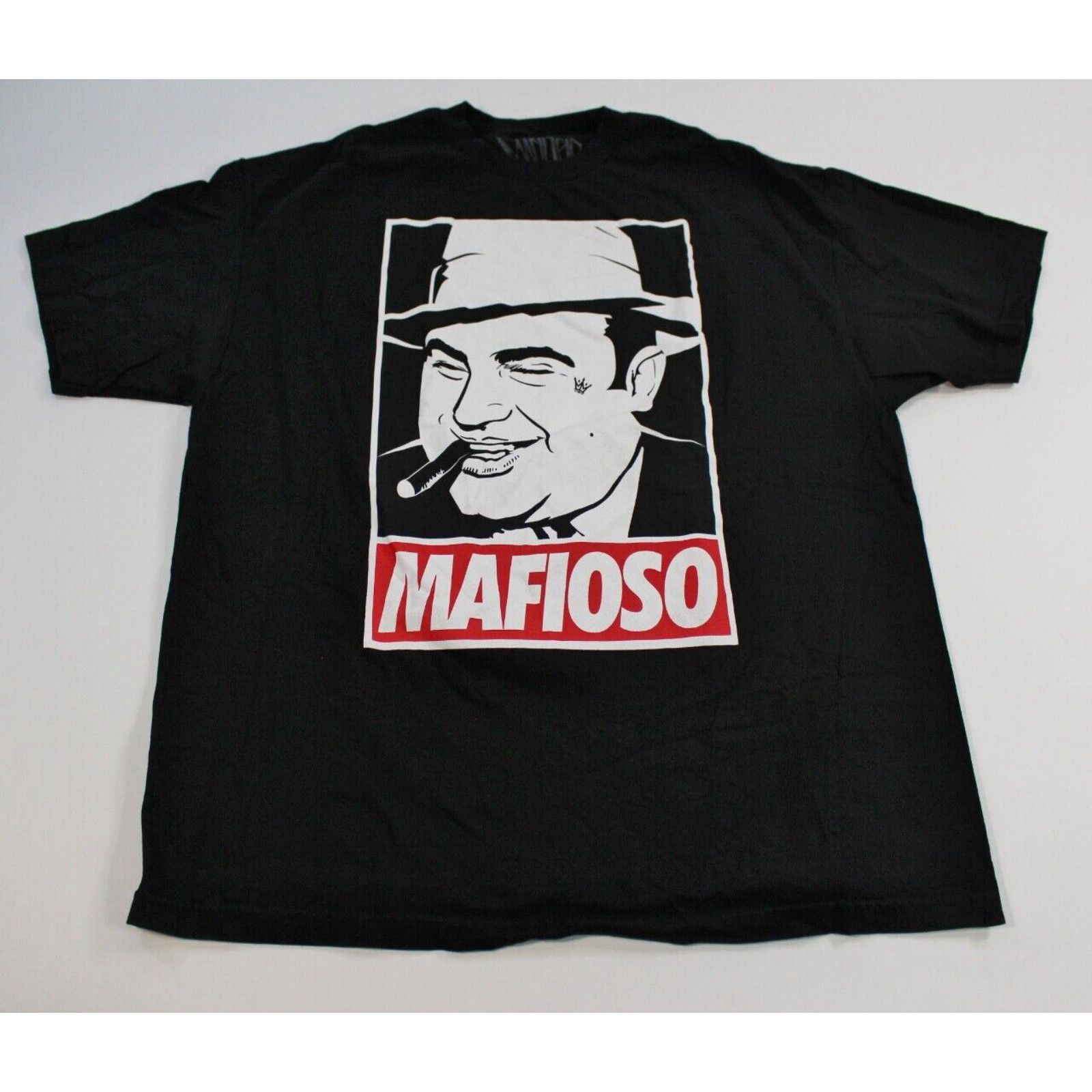 Vintage Black 2XL XXL Mafioso Clothing Mafia Mob Gangster Shirt Al ...