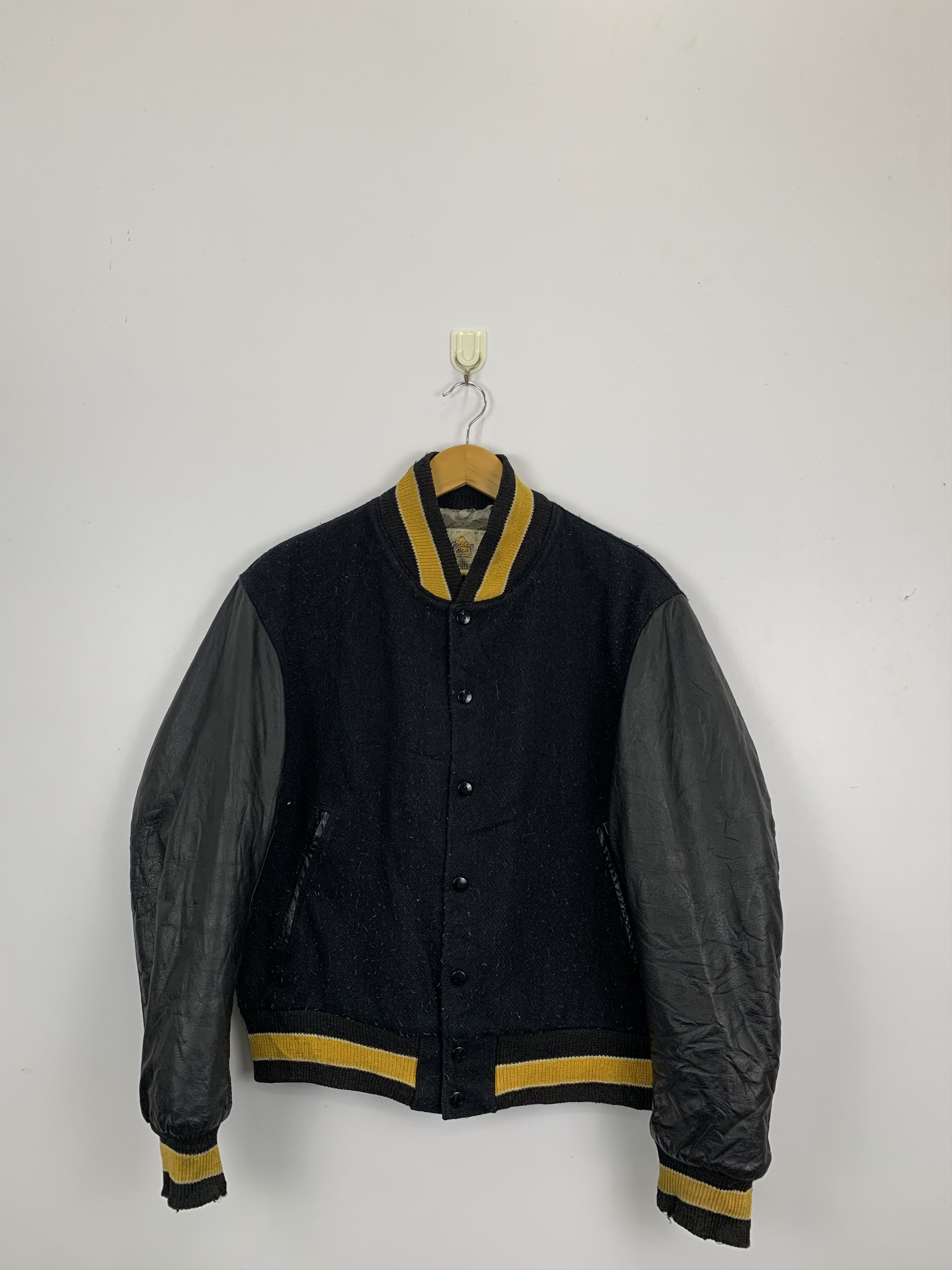 Golden Bear × Varsity Jacket × Vintage Vintage 80/90s Golden Bear ...