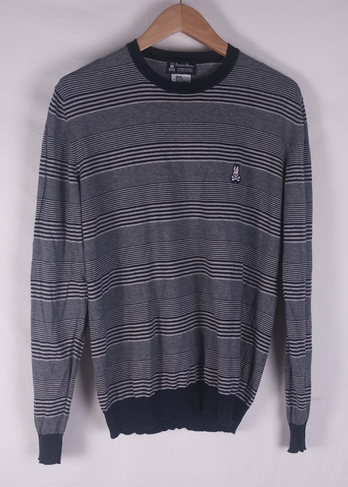 Psycho Bunny Psycho Bunny Sweater Blue Stripe Size M | Grailed