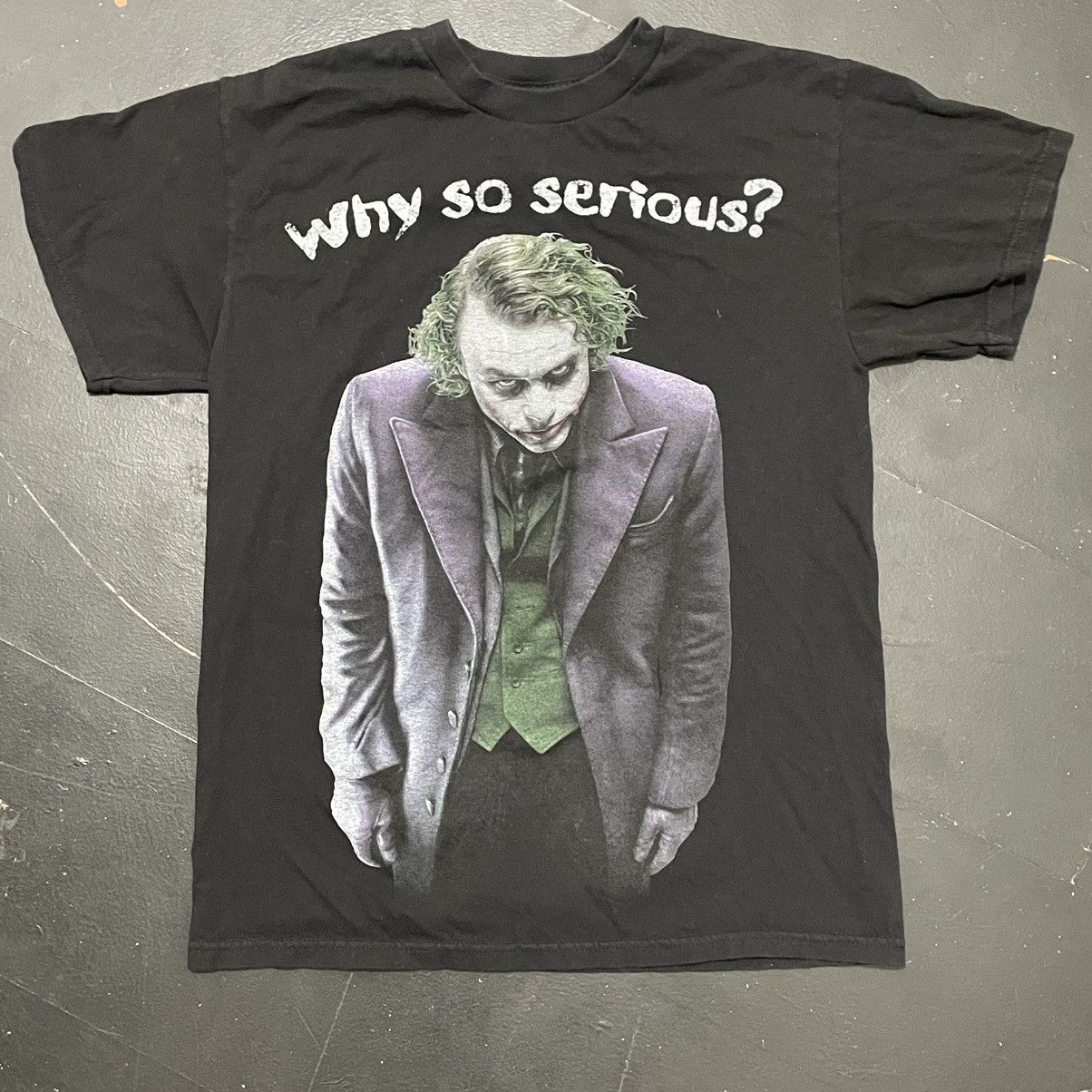 Vintage Why do serious joker Batman dark knight Heath Ledger | Grailed