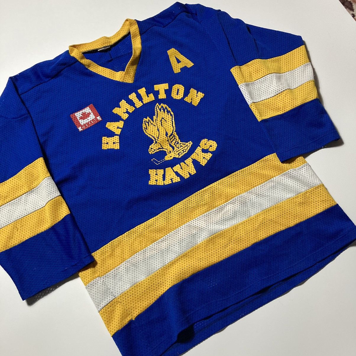 Made In Canada × Vintage vintage hamilton hawks hockey jersey | Grailed