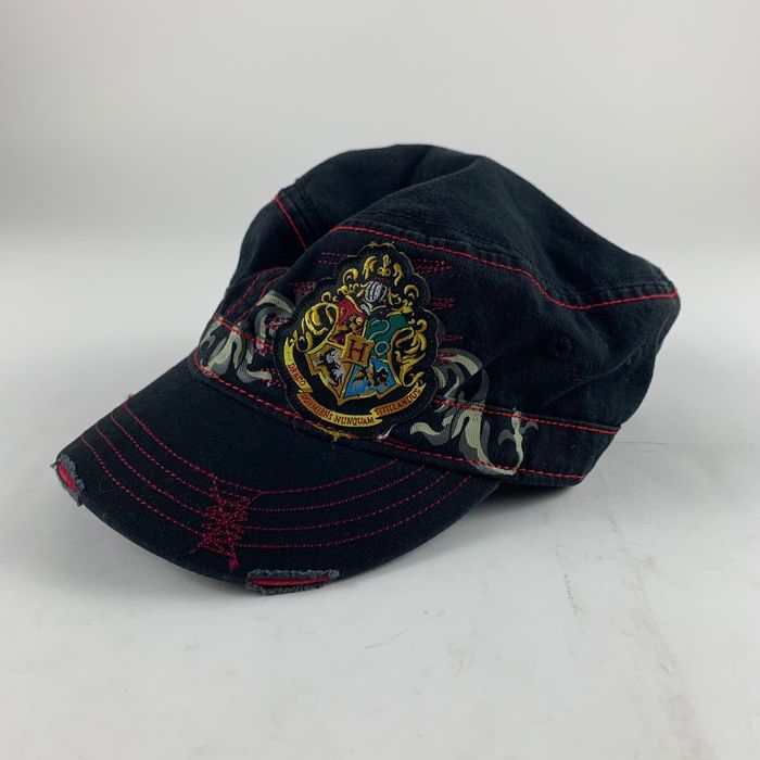 Universal Studios Harry Potter Hats Black Hogwarts Distressed Military ...