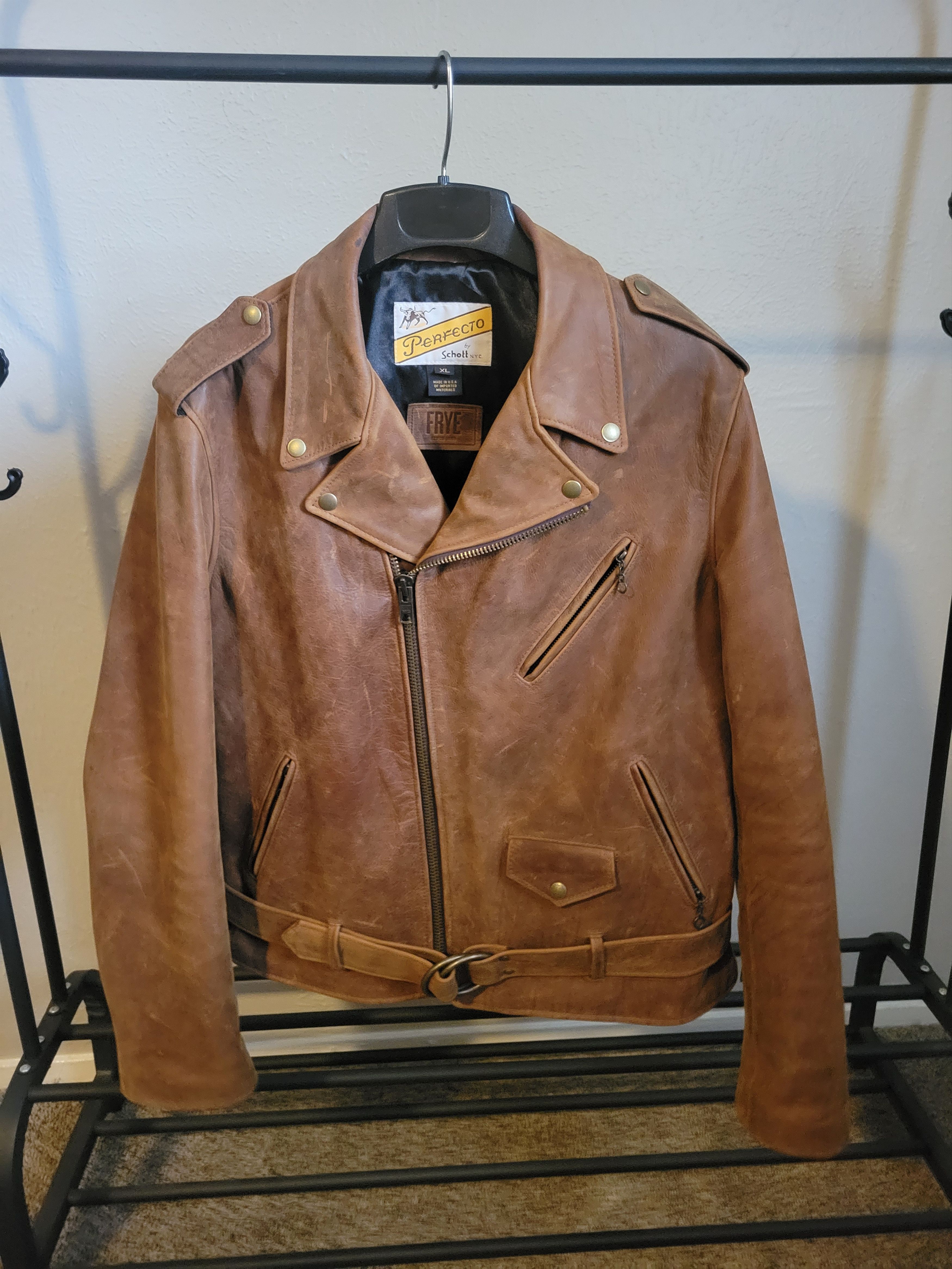 Schott Schott perfecto X Frye | Grailed