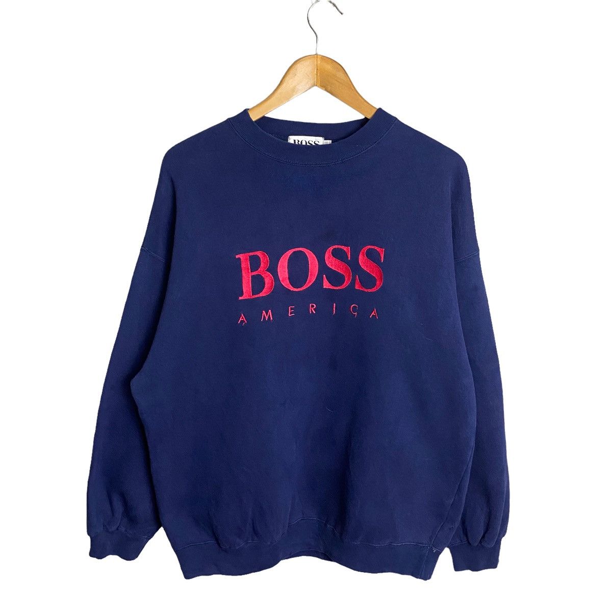 Vintage Boss America big embroidery logo | Grailed