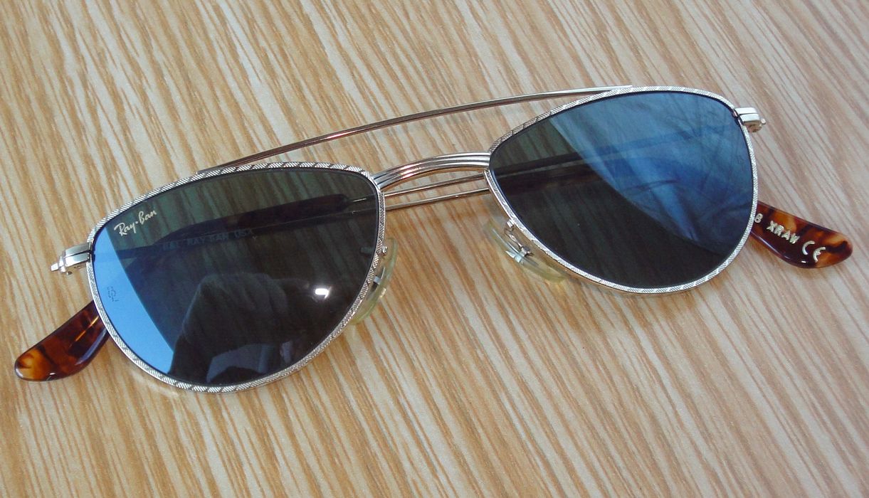 Bausch & Lomb Bausch &Lomb USA Ray-Ban Sidestreet Sp.Ed.Aviator W1758 Gold | Grailed