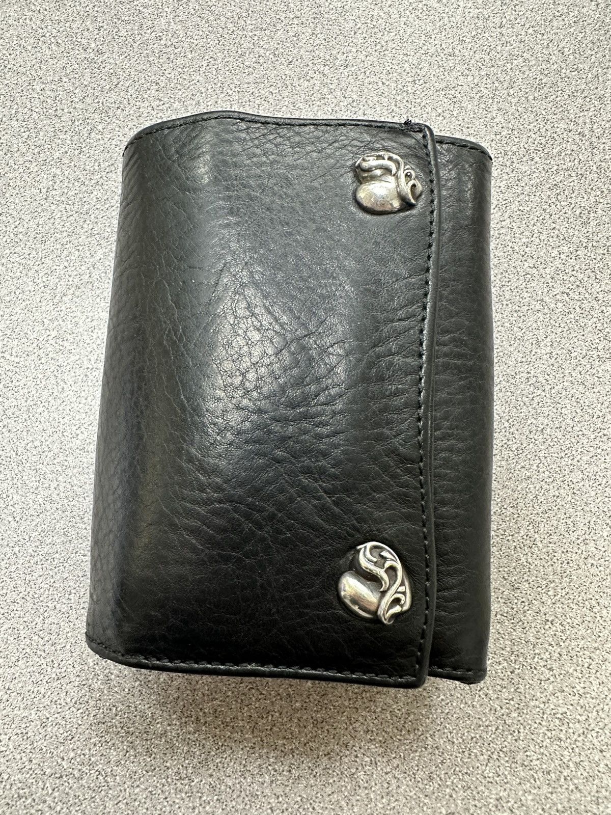 Chrome Hearts Vintage chrome hearts wallet heart hardware | Grailed