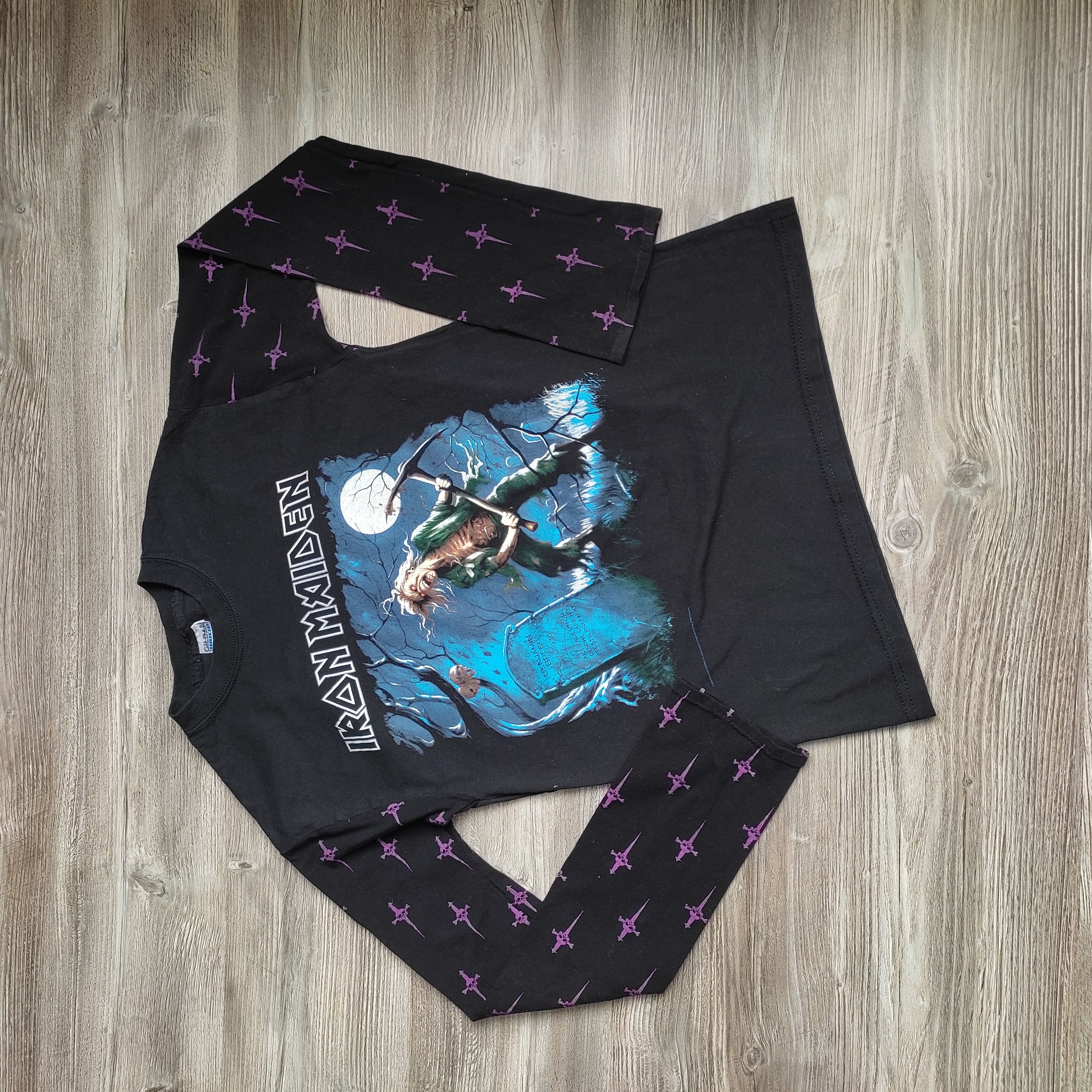 Vintage Iron maiden vintage custom long sleeve shirt Benjamin merch ...