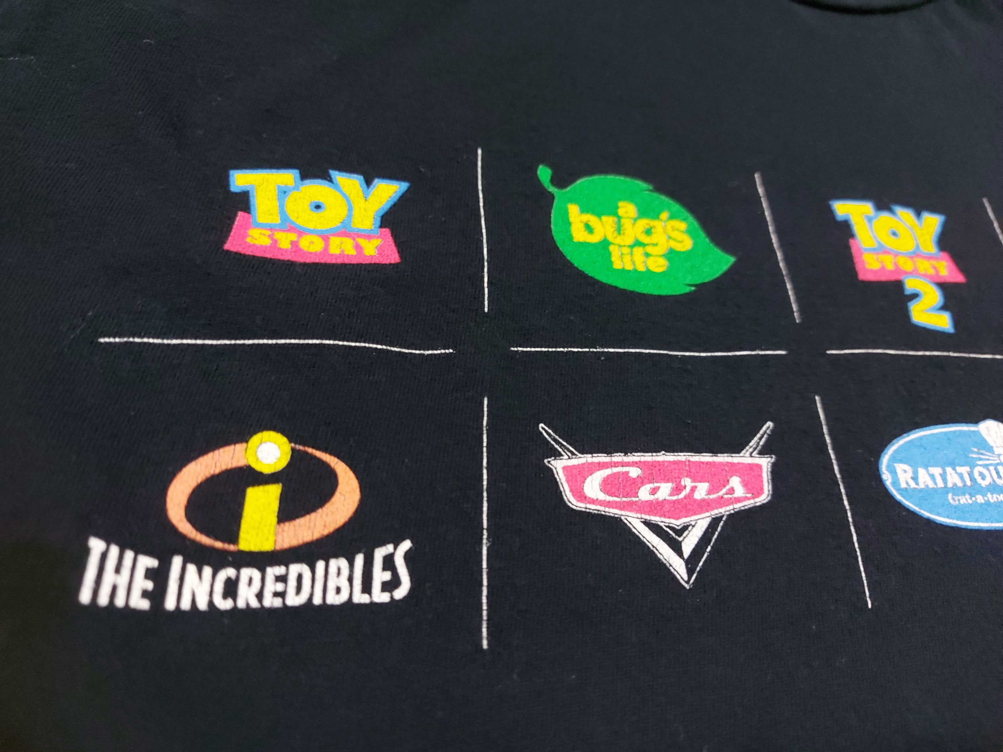 Disney × Movie × Vintage Pixar Animation Studios Movies Logo Timeline ...